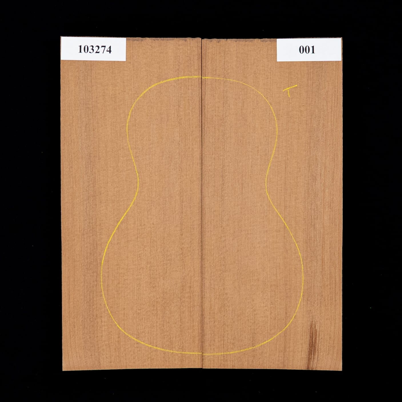 Lost Tunnel Redwood Soundboard for Tenor Ukulele - 001 - StewMac