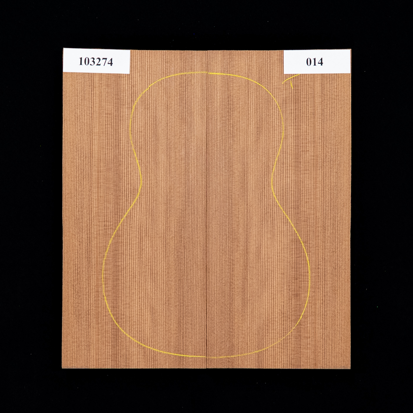 Lost Tunnel Redwood Soundboard for Tenor Ukulele - 014 - StewMac