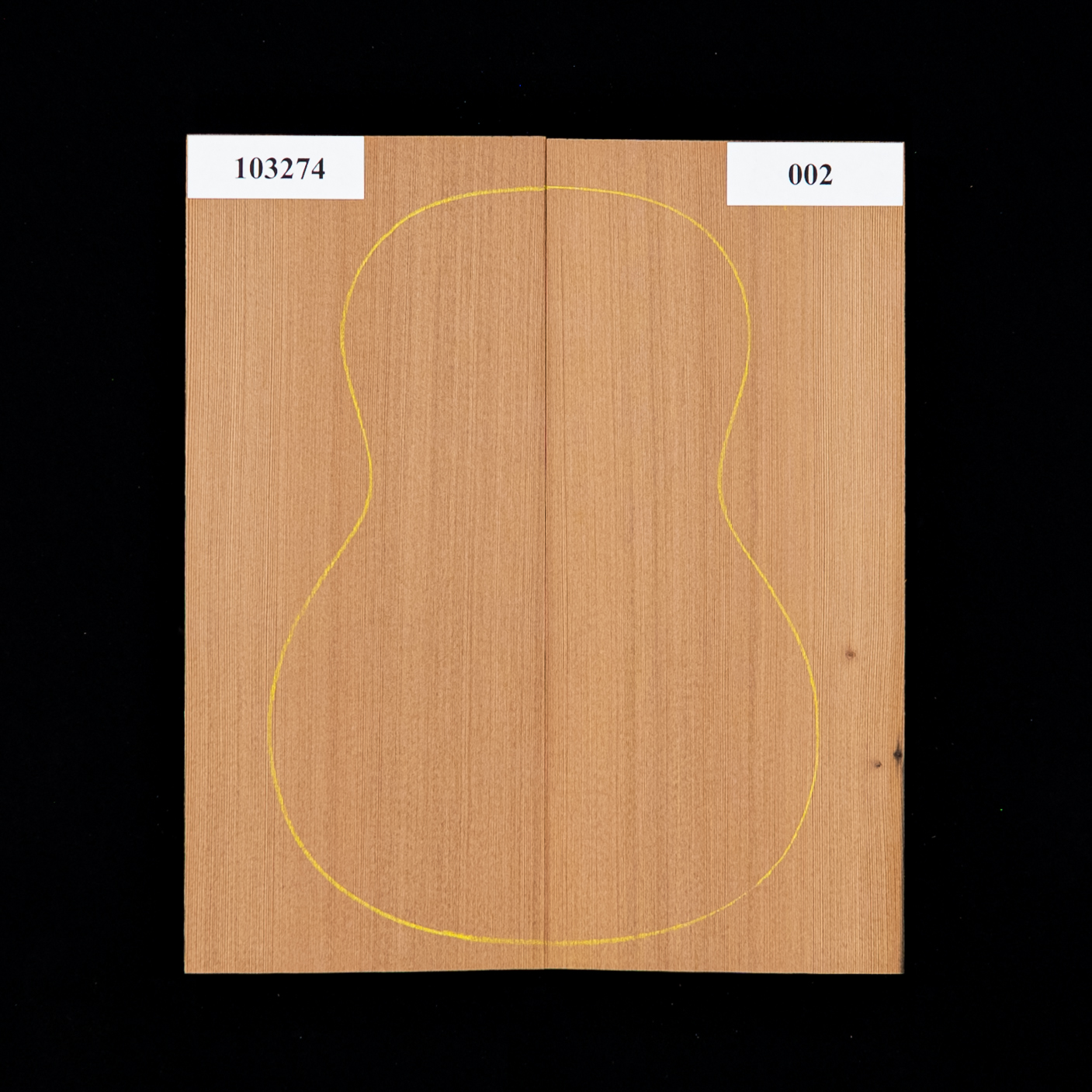 Lost Tunnel Redwood Soundboard for Tenor Ukulele - 002 - StewMac