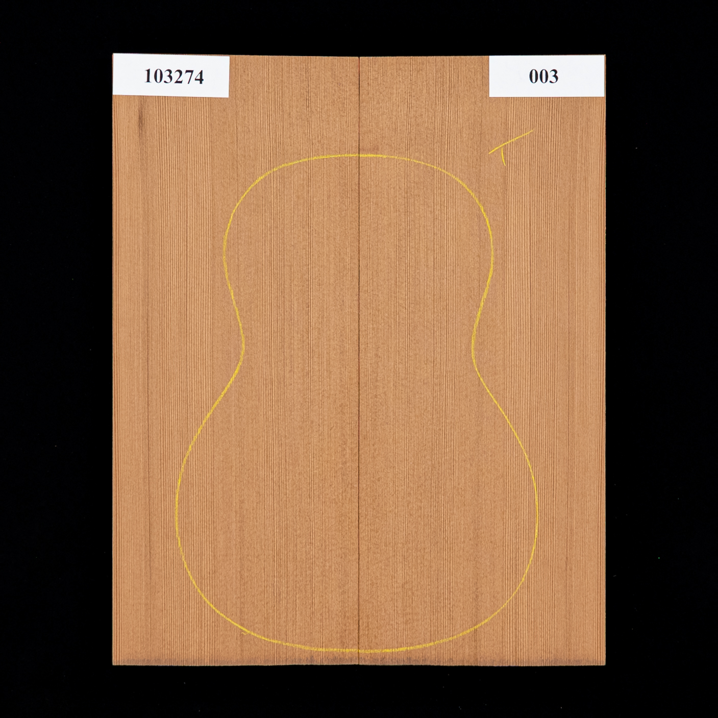 Lost Tunnel Redwood Soundboard for Tenor Ukulele - 003 - StewMac