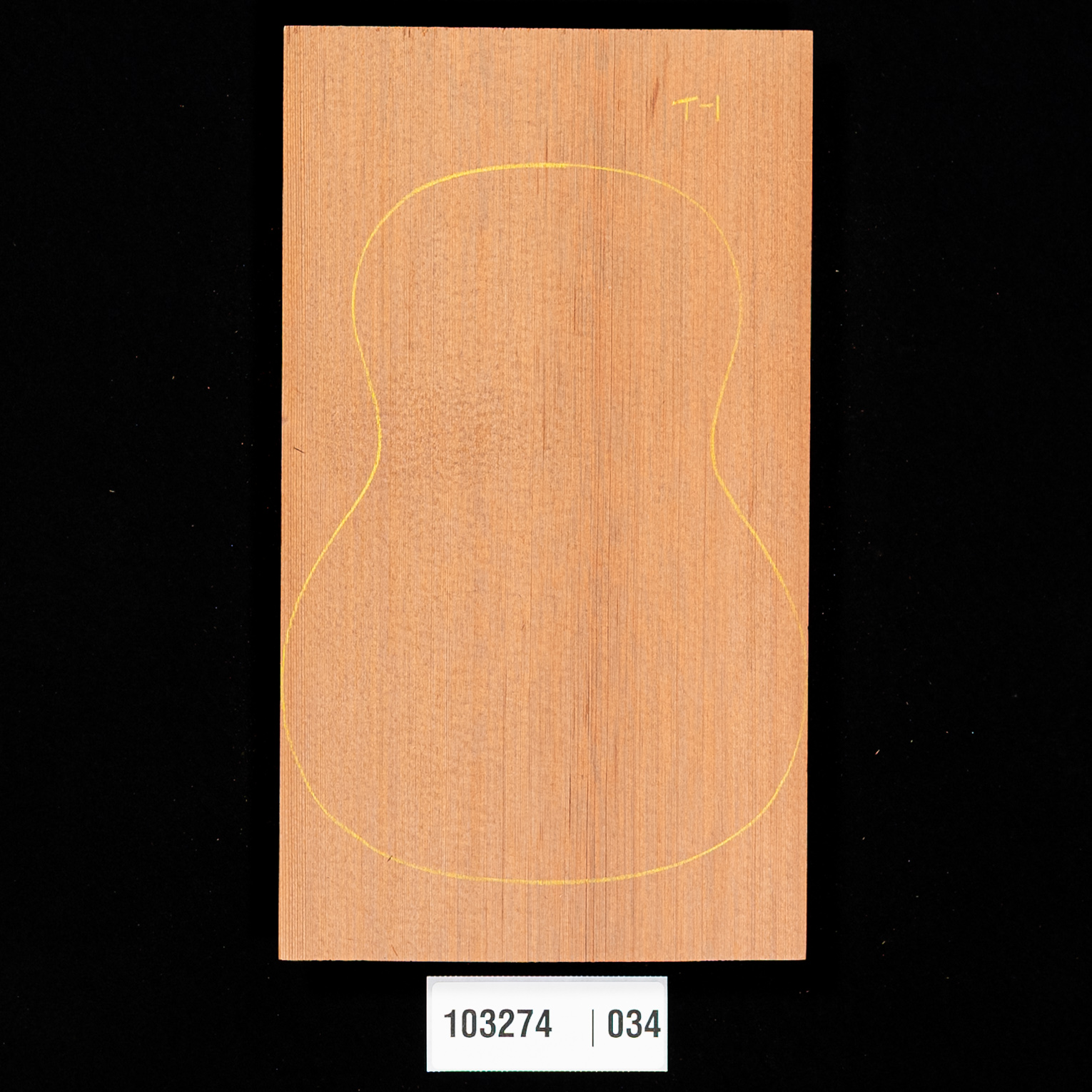 Lost Tunnel Redwood Soundboard for Tenor Ukulele - 034 - StewMac