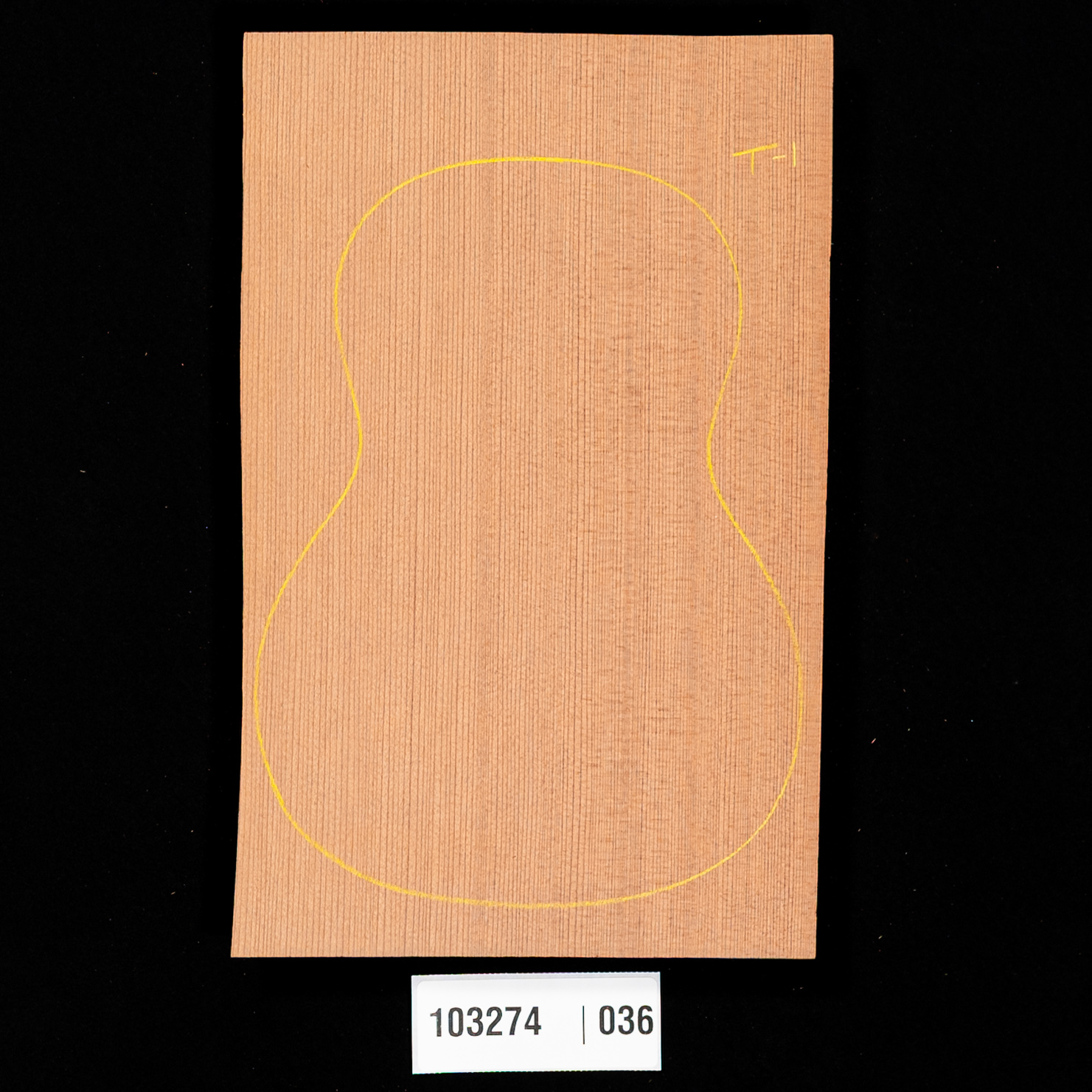 Lost Tunnel Redwood Soundboard for Tenor Ukulele - 036 - StewMac