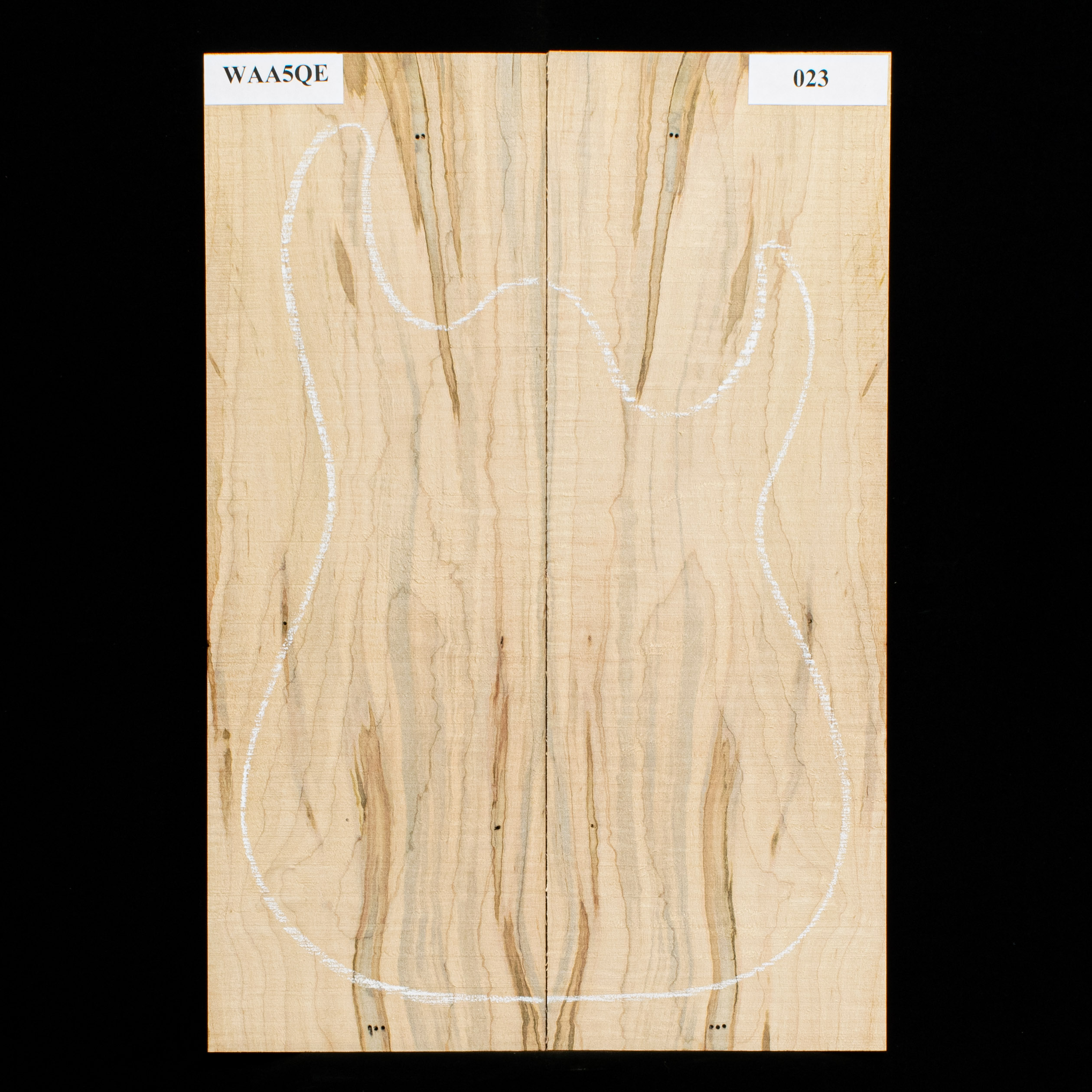 Flame Ambrosia Maple Laminated Top - 023 - StewMac
