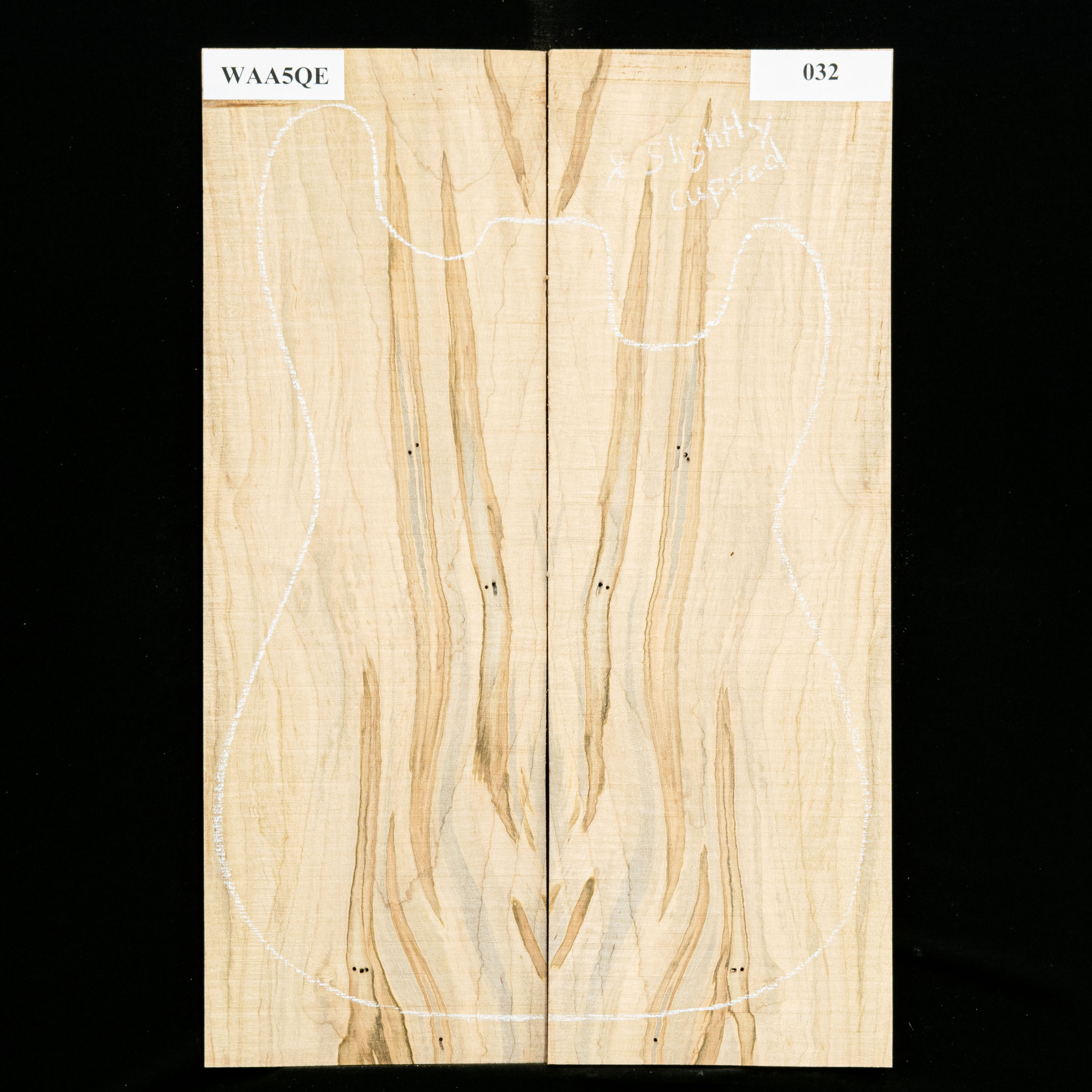 Flame Ambrosia Maple Laminated Top - 032 - StewMac