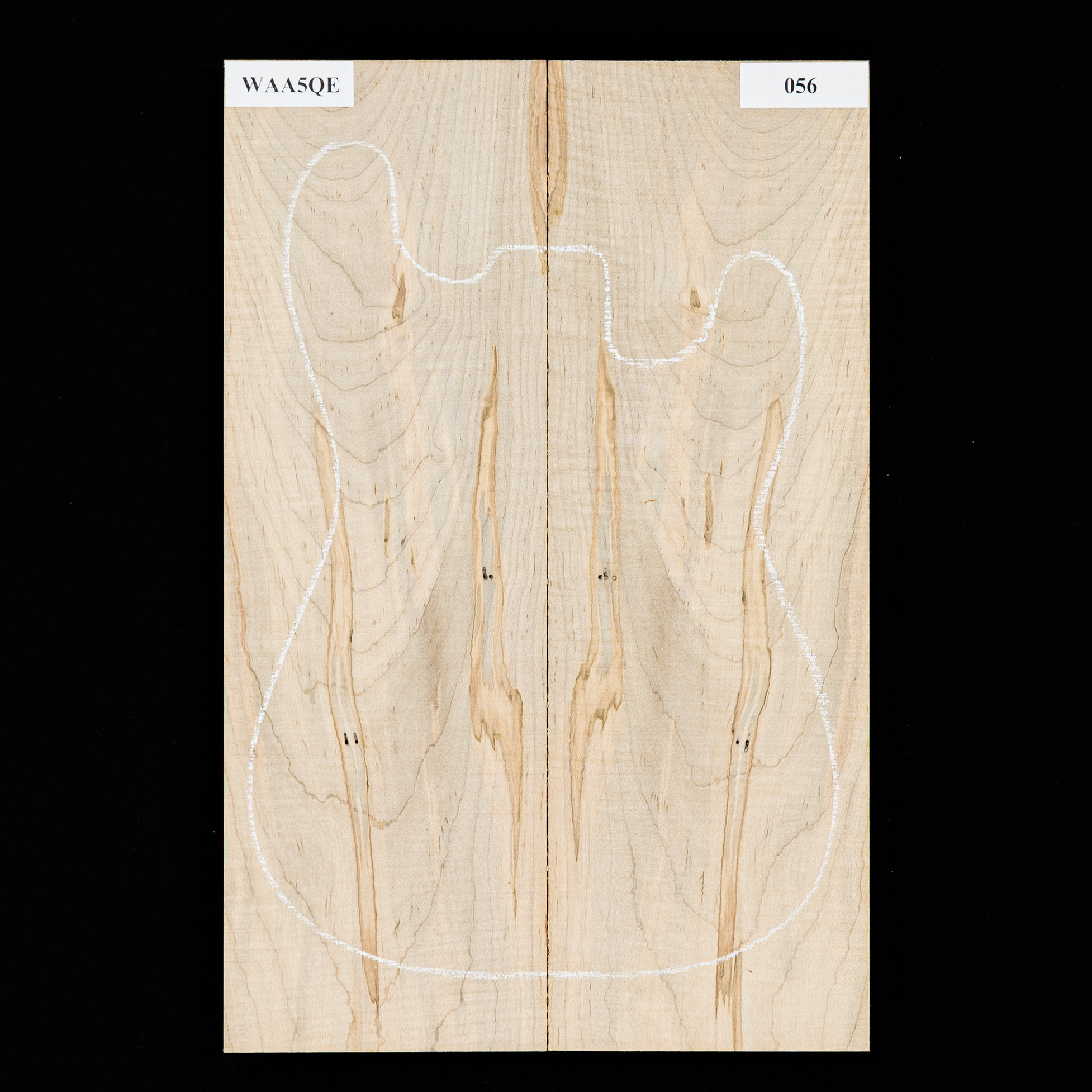 Flame Ambrosia Maple Laminated Top - 056 - StewMac