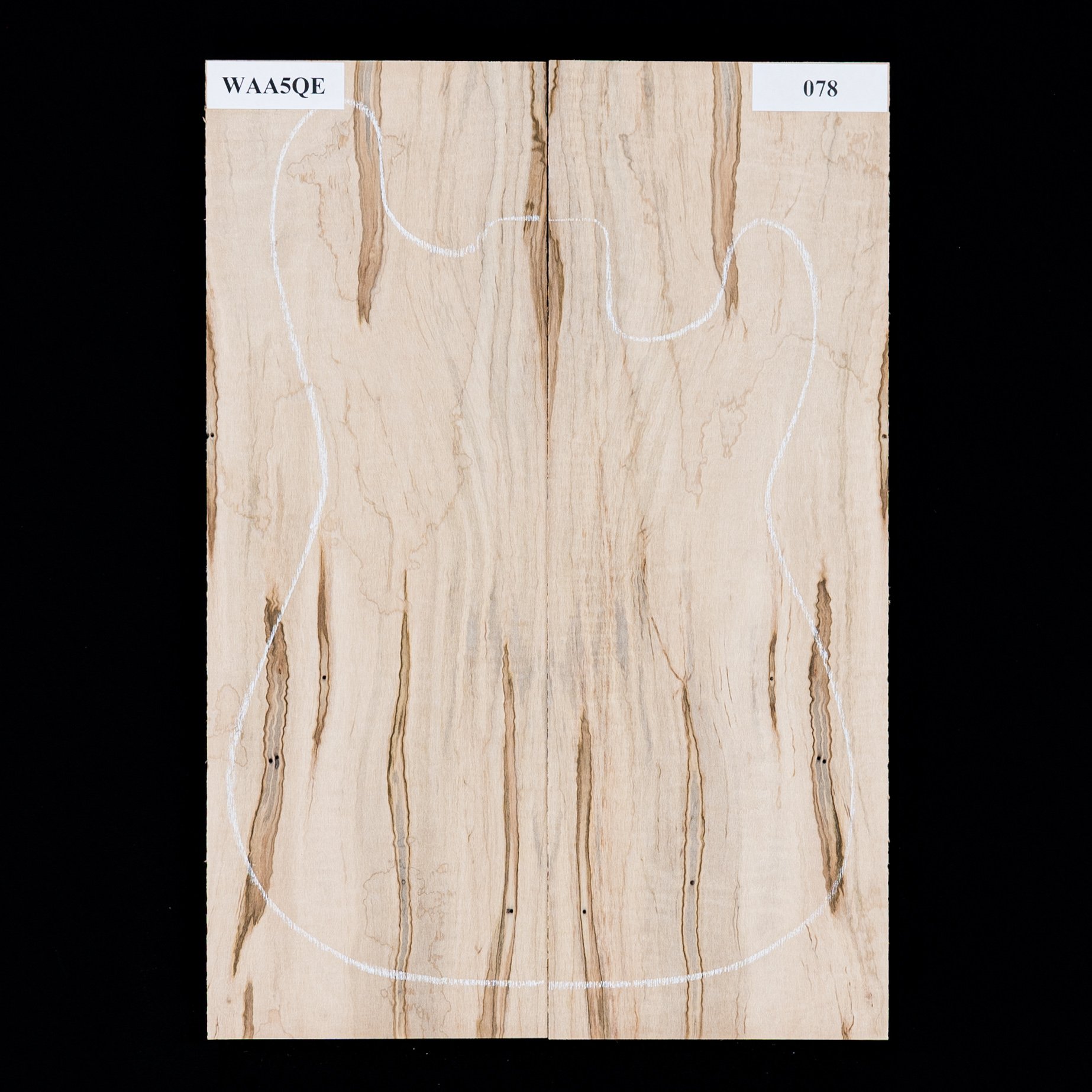 Flame Ambrosia Maple Laminated Top - 078 - StewMac