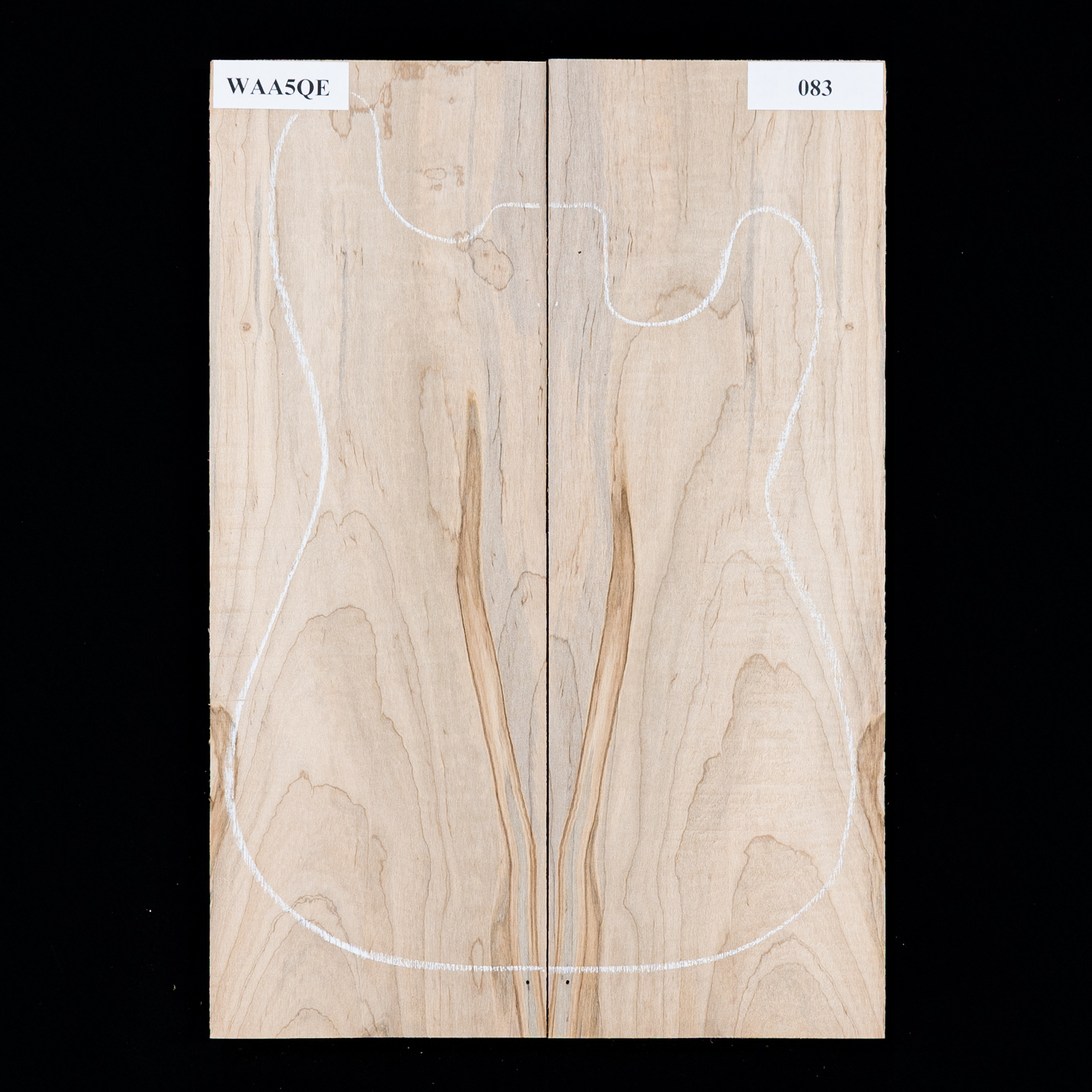 Flame Ambrosia Maple Laminated Top - 083 - StewMac