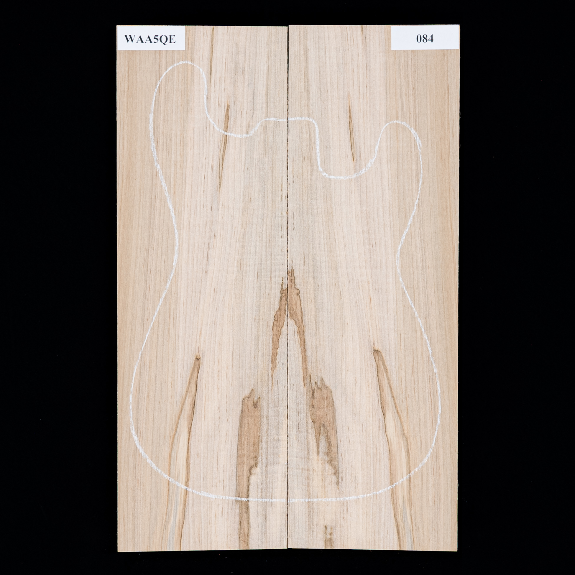 Flame Ambrosia Maple Laminated Top - 084 - StewMac