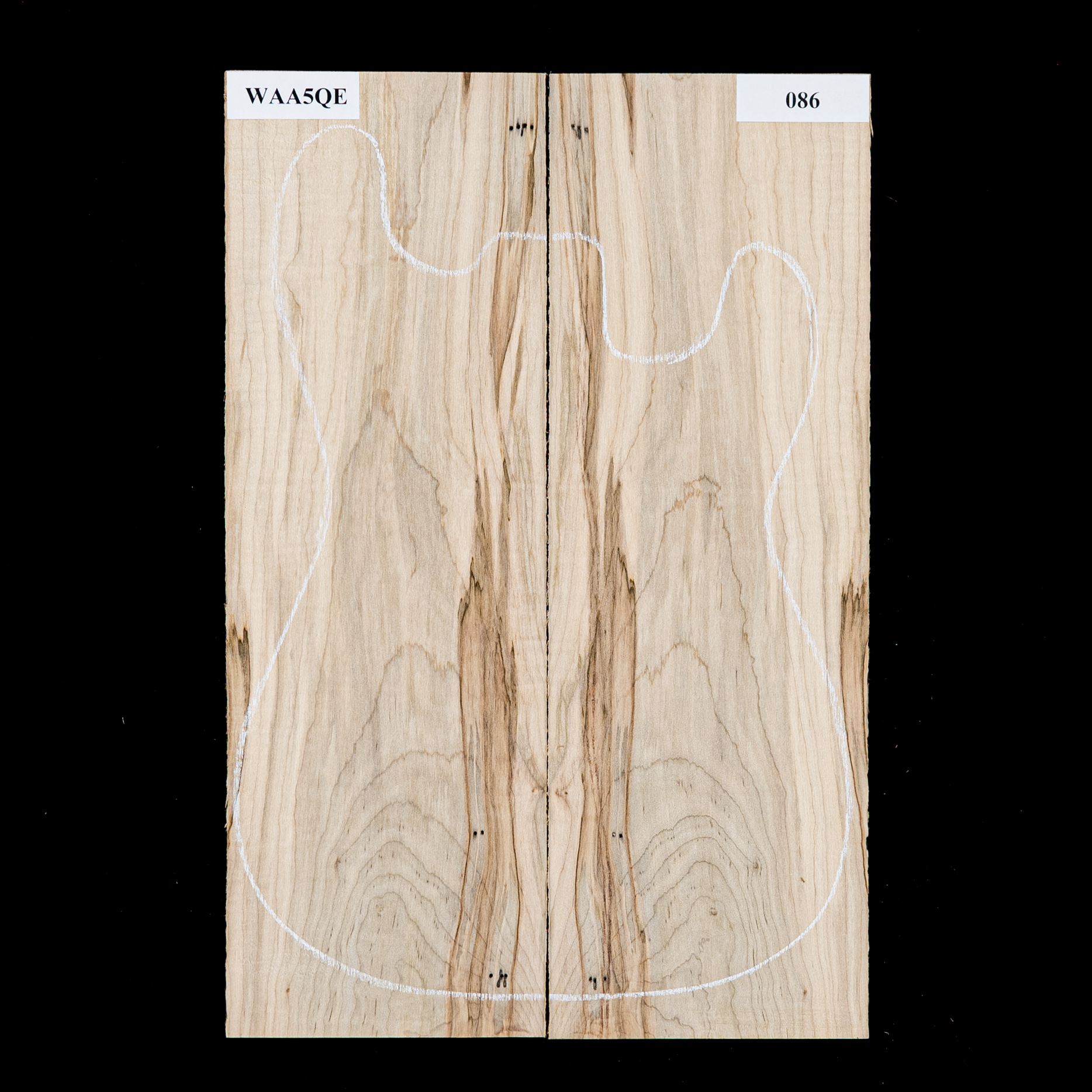 Flame Ambrosia Maple Laminated Top - 086 - StewMac