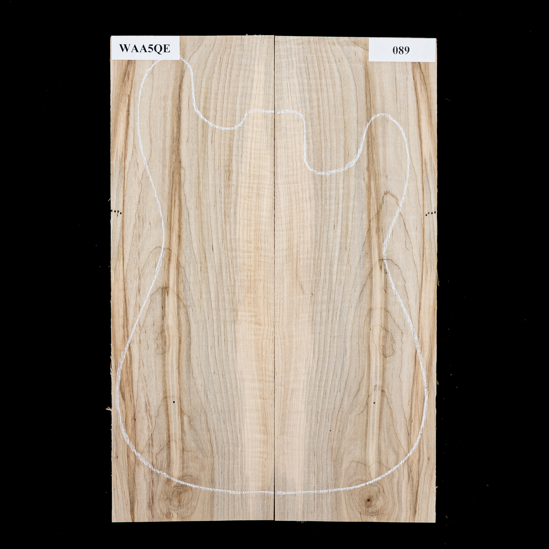 Flame Ambrosia Maple Laminated Top - 089 - StewMac