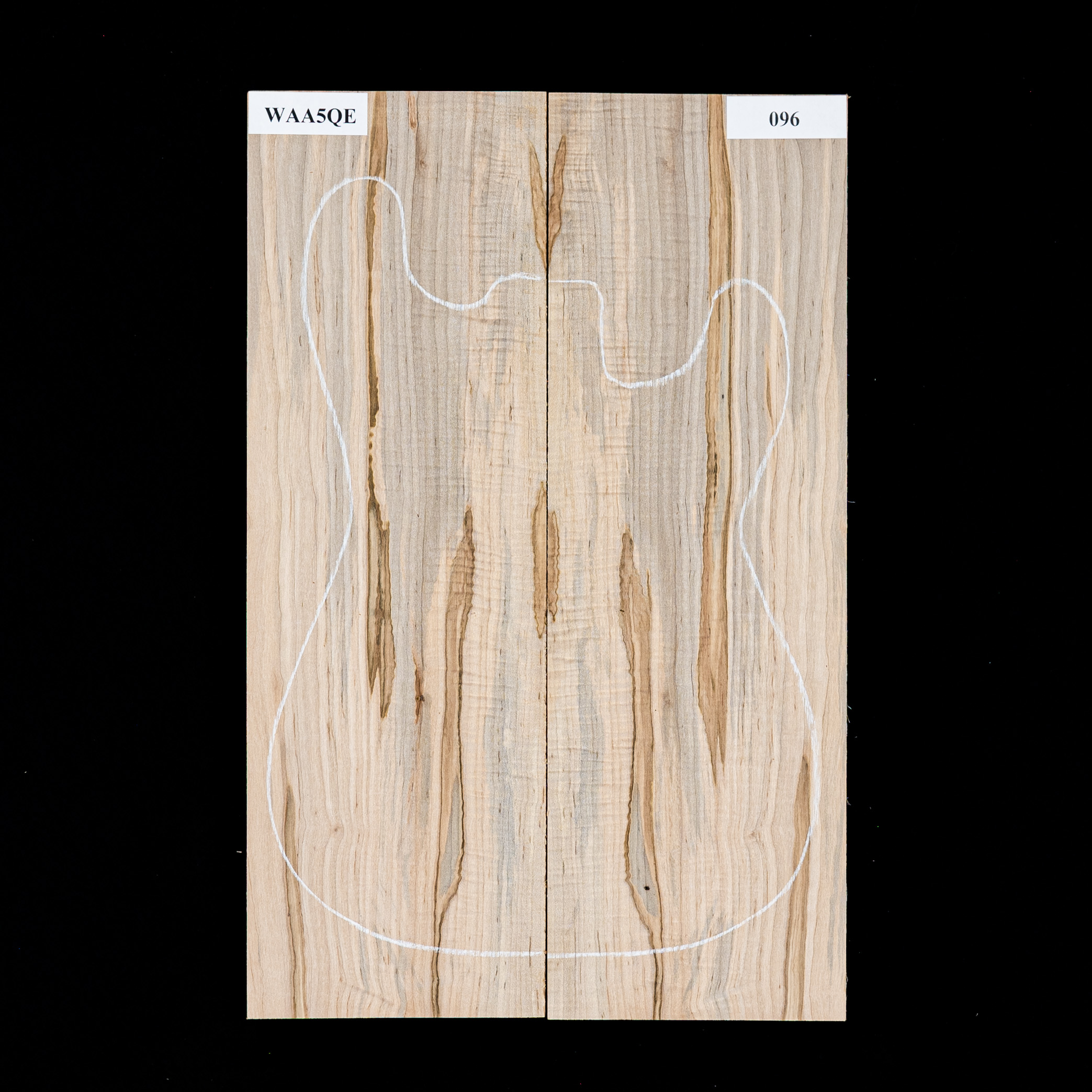 Flame Ambrosia Maple Laminated Top - 096 - StewMac