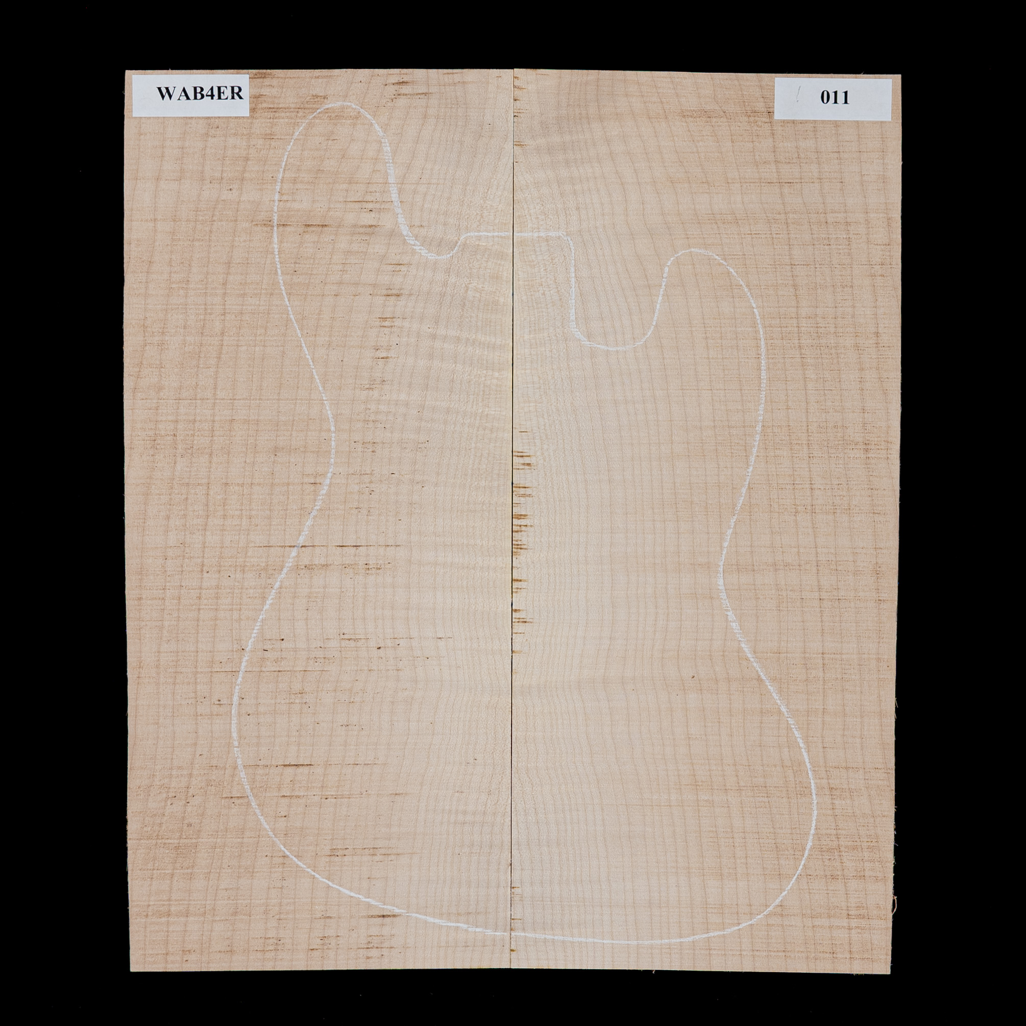 Flame Bigleaf Maple Drop Top - 011 - StewMac