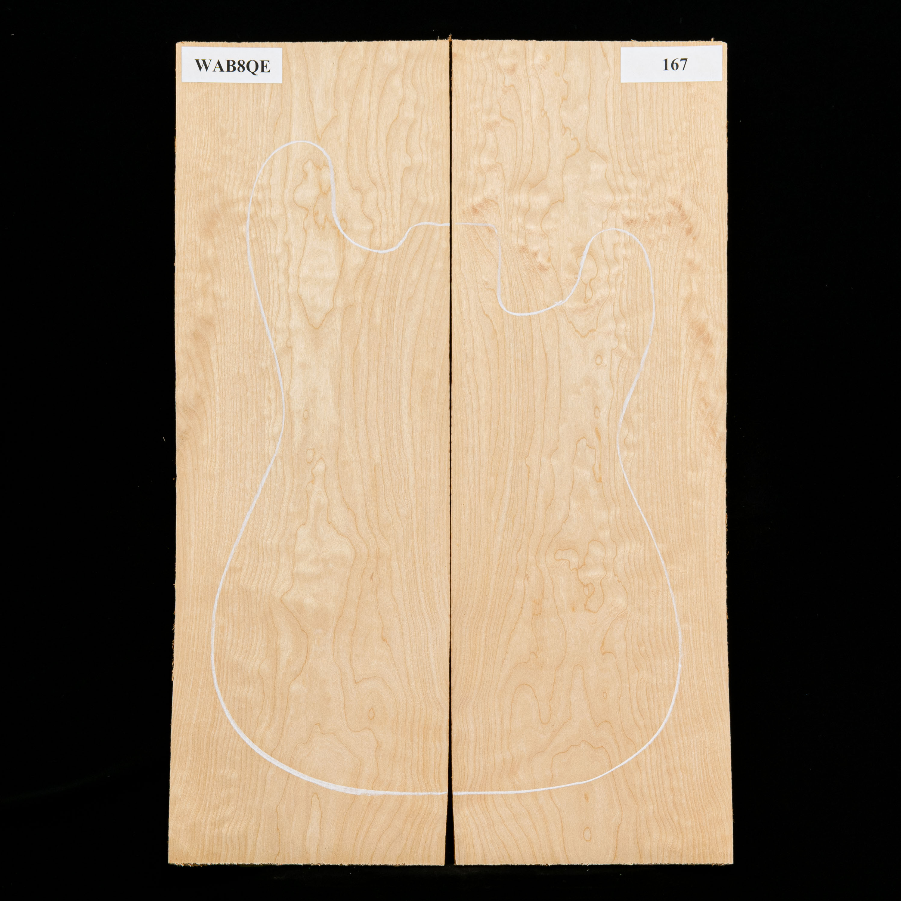Quilted Bigleaf Maple Laminated Top - 167 - StewMac