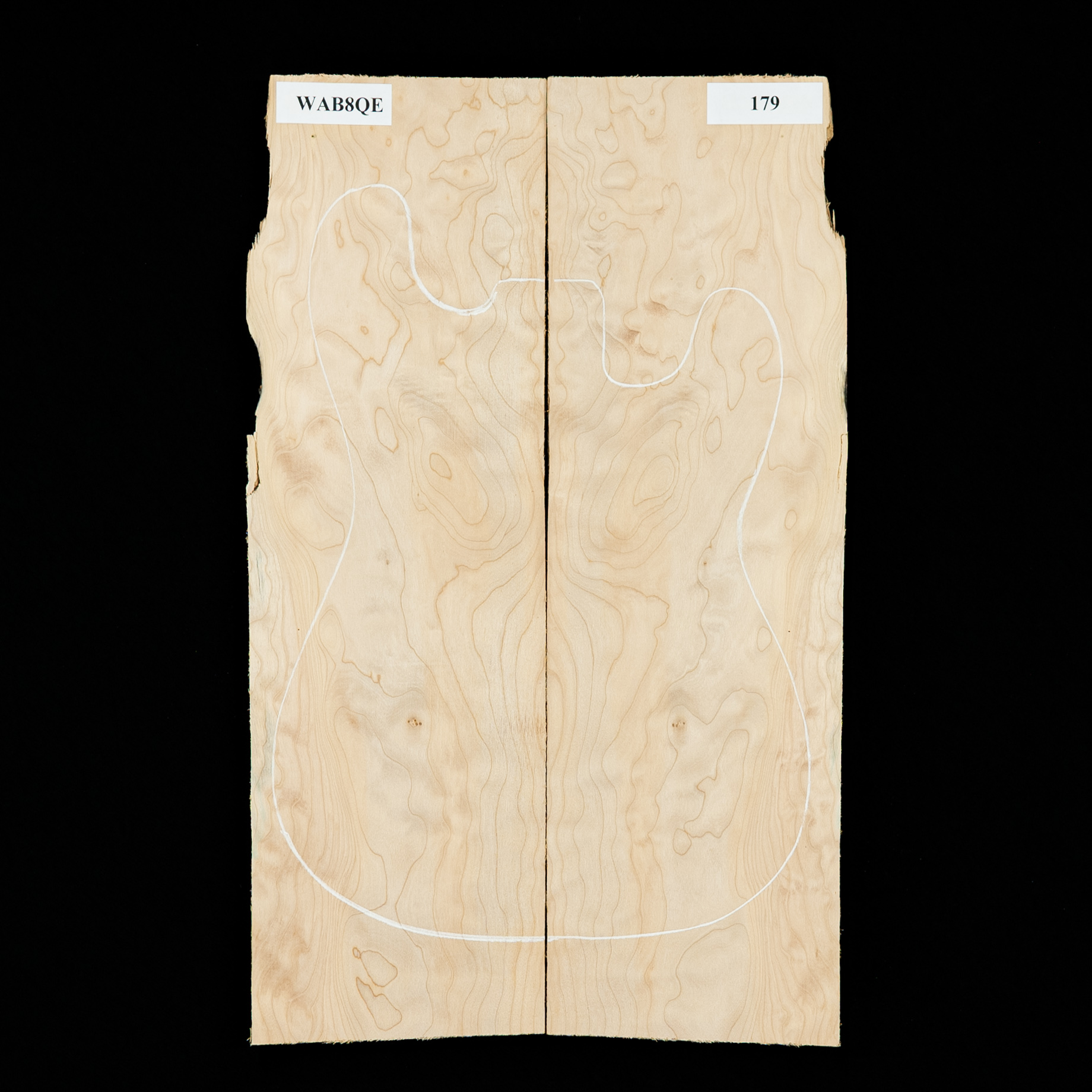Quilted Bigleaf Maple Laminated Top - 179 - StewMac