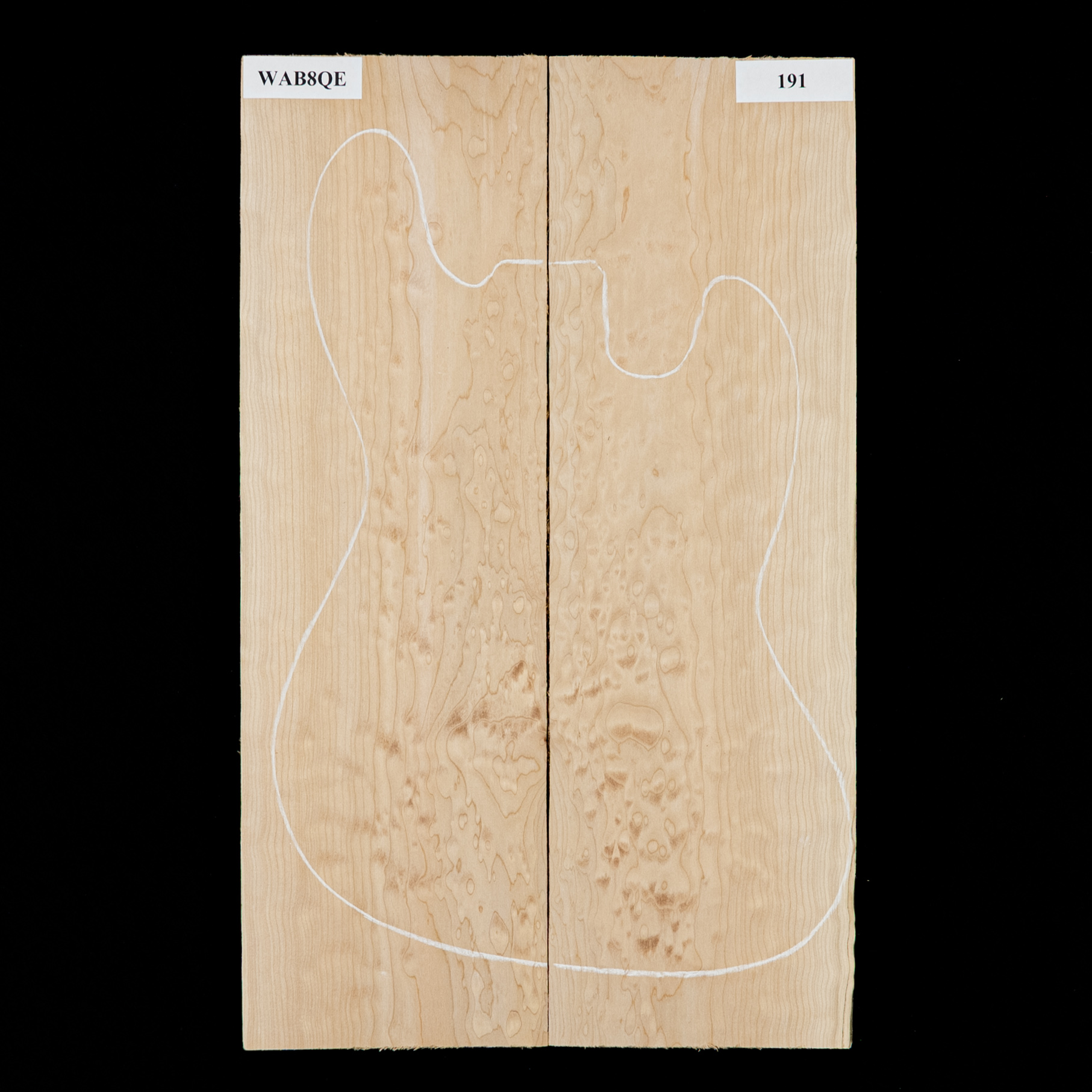 Quilted Bigleaf Maple Laminated Top - 191 - StewMac