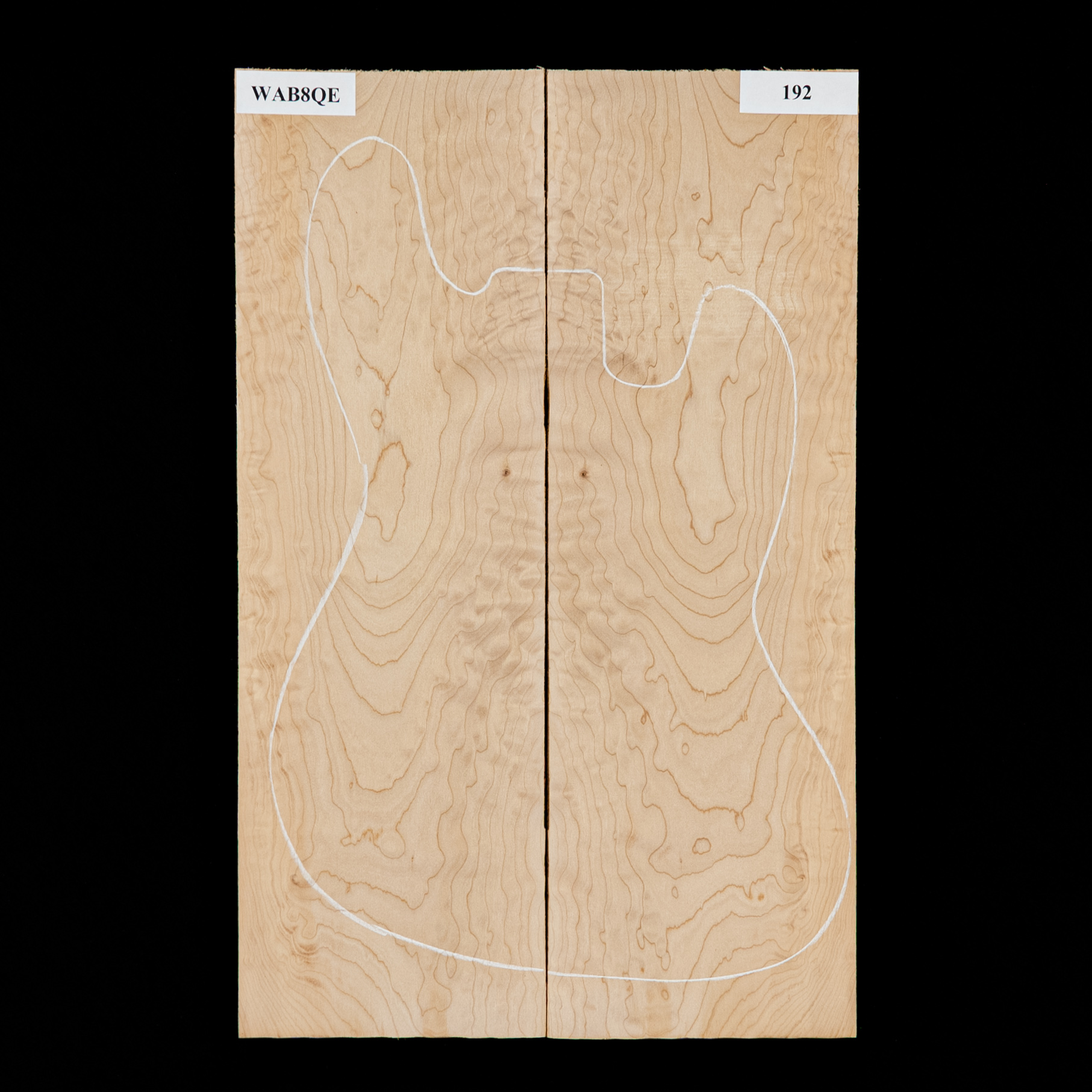 Quilted Bigleaf Maple Laminated Top - 192 - StewMac