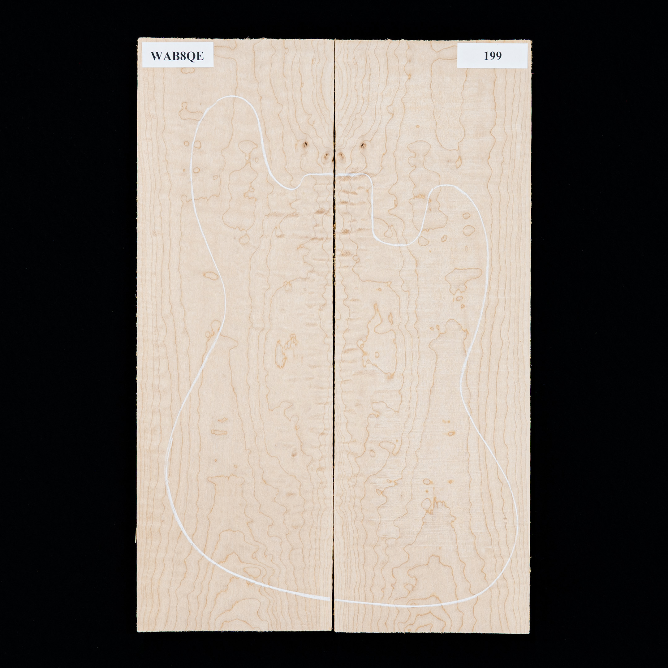 Quilted Bigleaf Maple Laminated Top - 199 - StewMac
