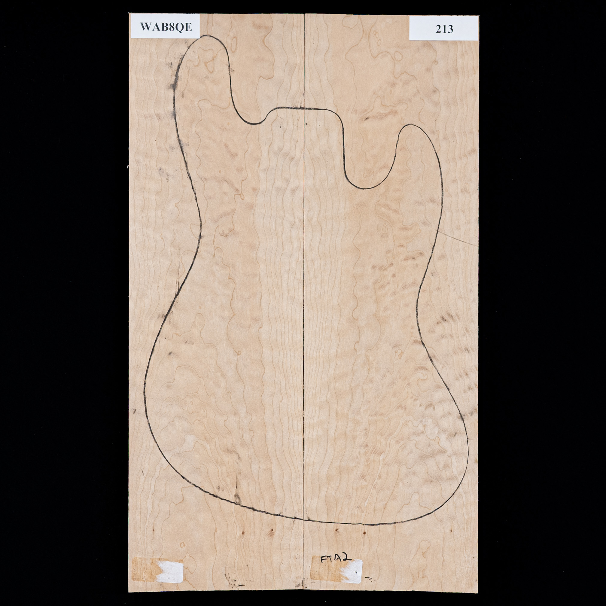Quilted Bigleaf Maple Laminated Top - 213 - StewMac