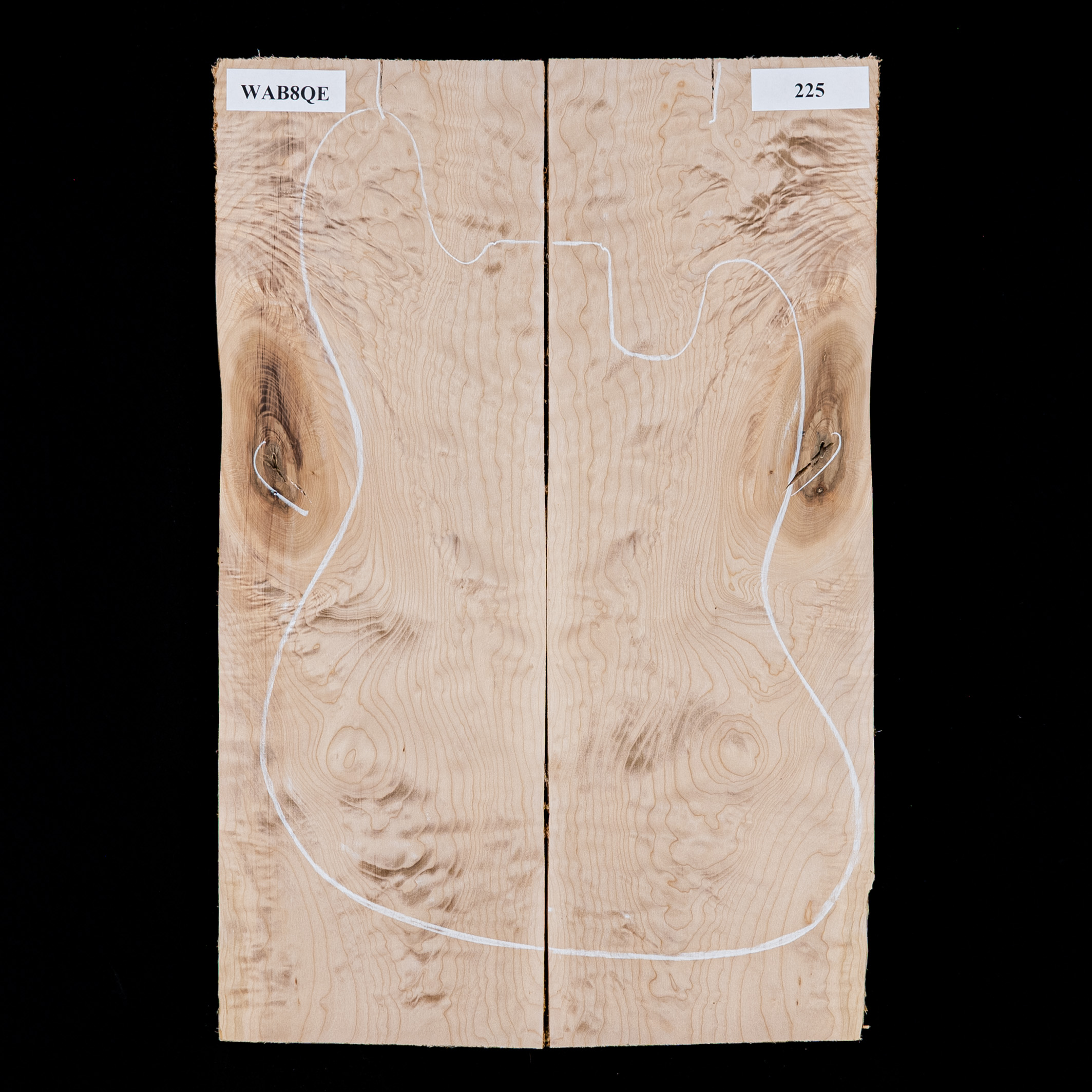 Quilted Bigleaf Maple Laminated Top - 225 - StewMac