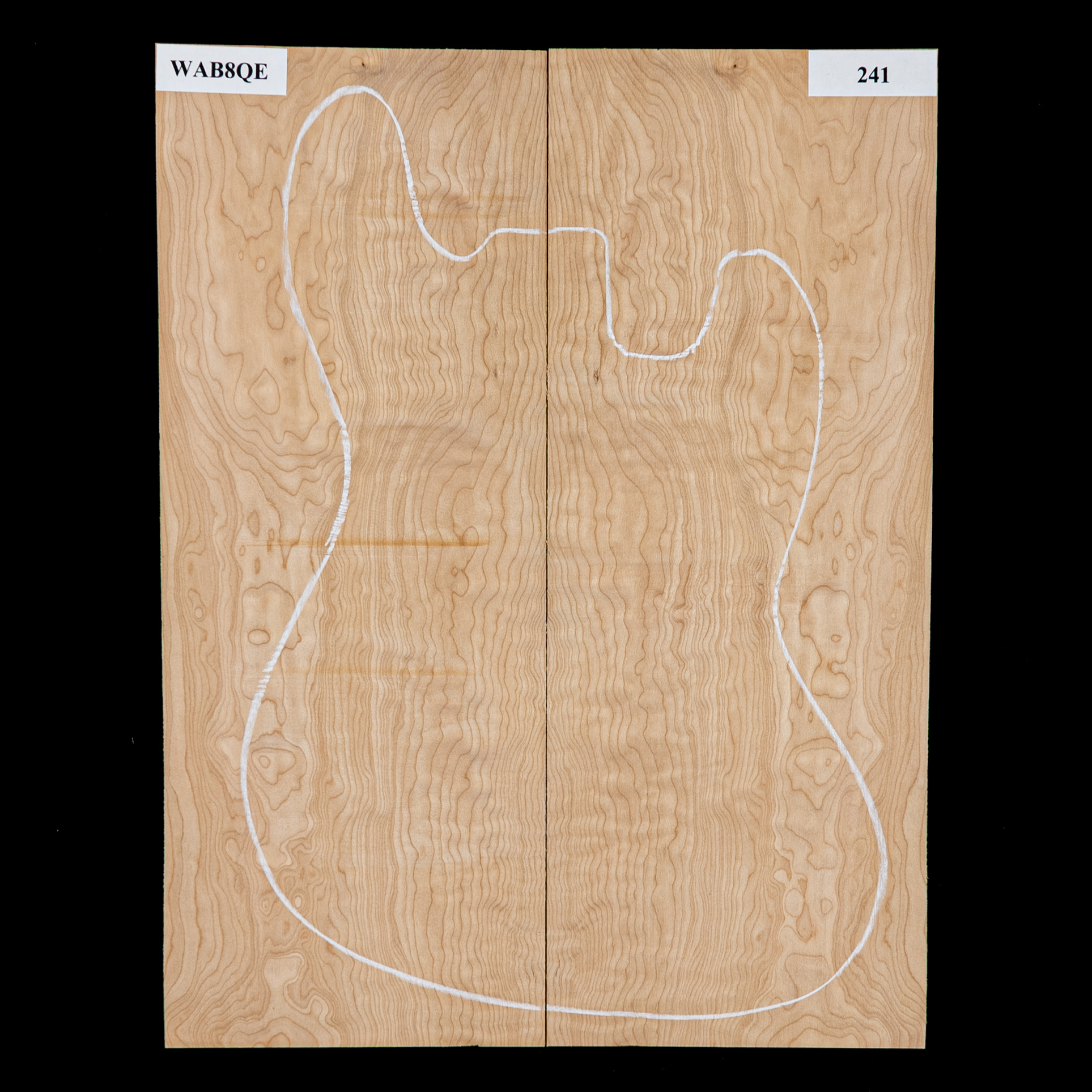 Quilted Bigleaf Maple Laminated Top - 241 - StewMac