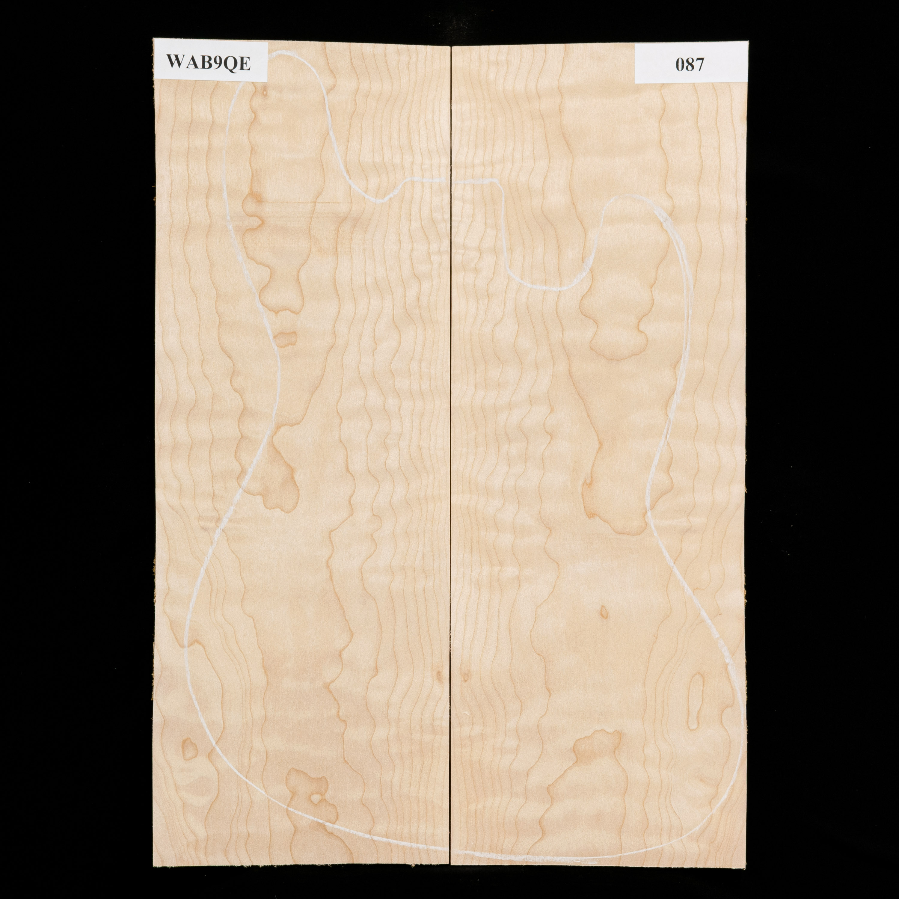 Quilted Bigleaf Maple Laminated Top - 087 - StewMac