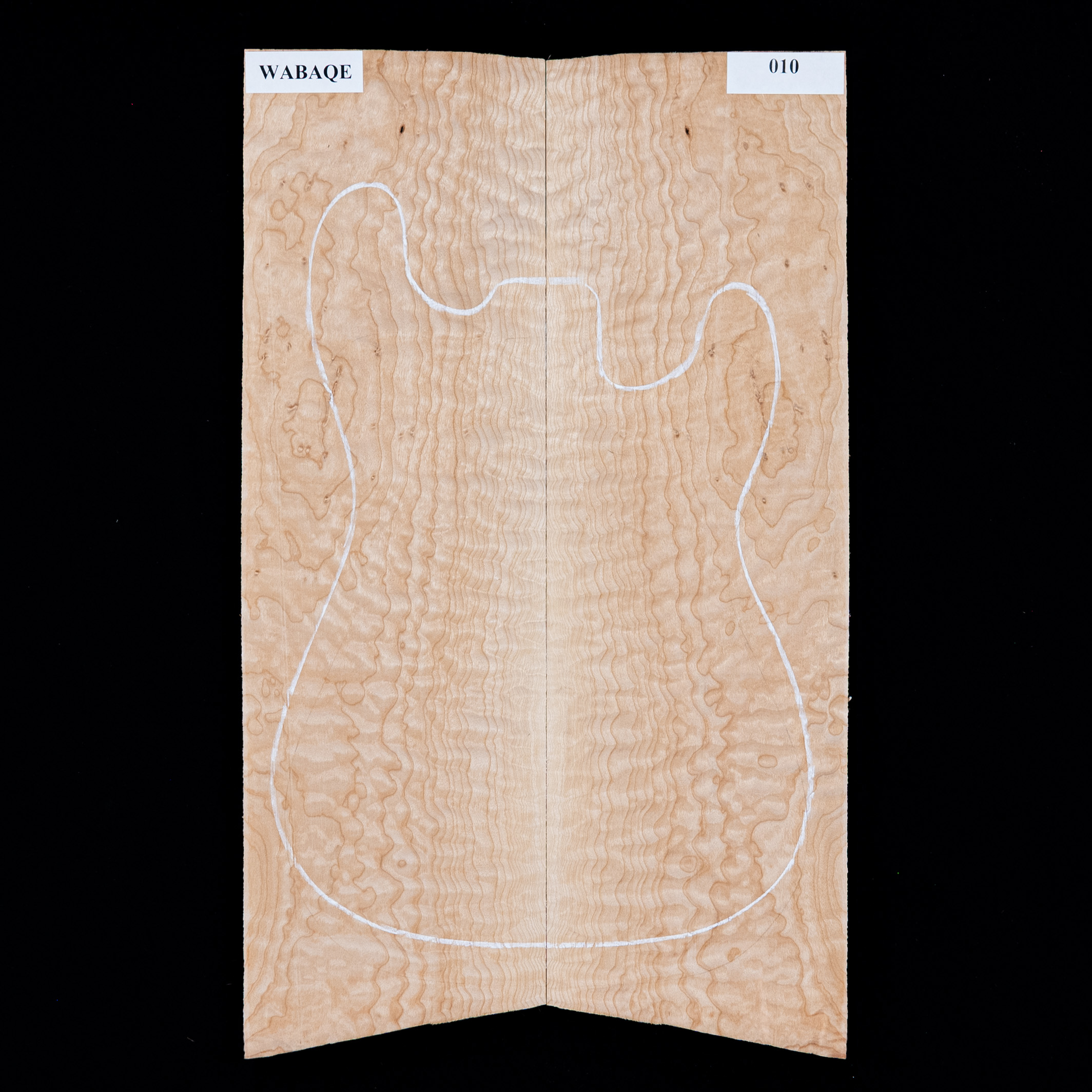 Quilted Bigleaf Maple Laminated Top - 010 - StewMac
