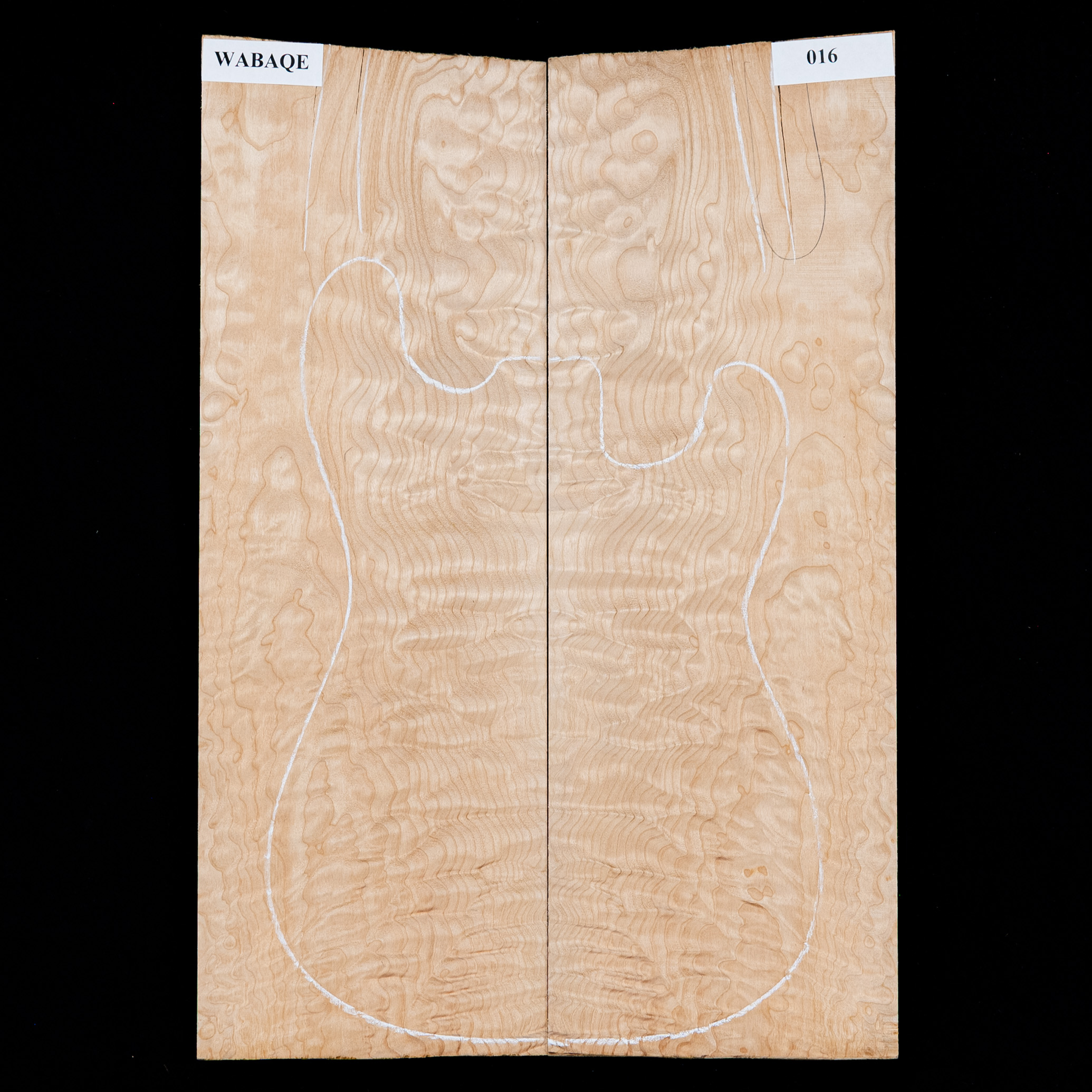 Quilted Bigleaf Maple Laminated Top - 016 - StewMac