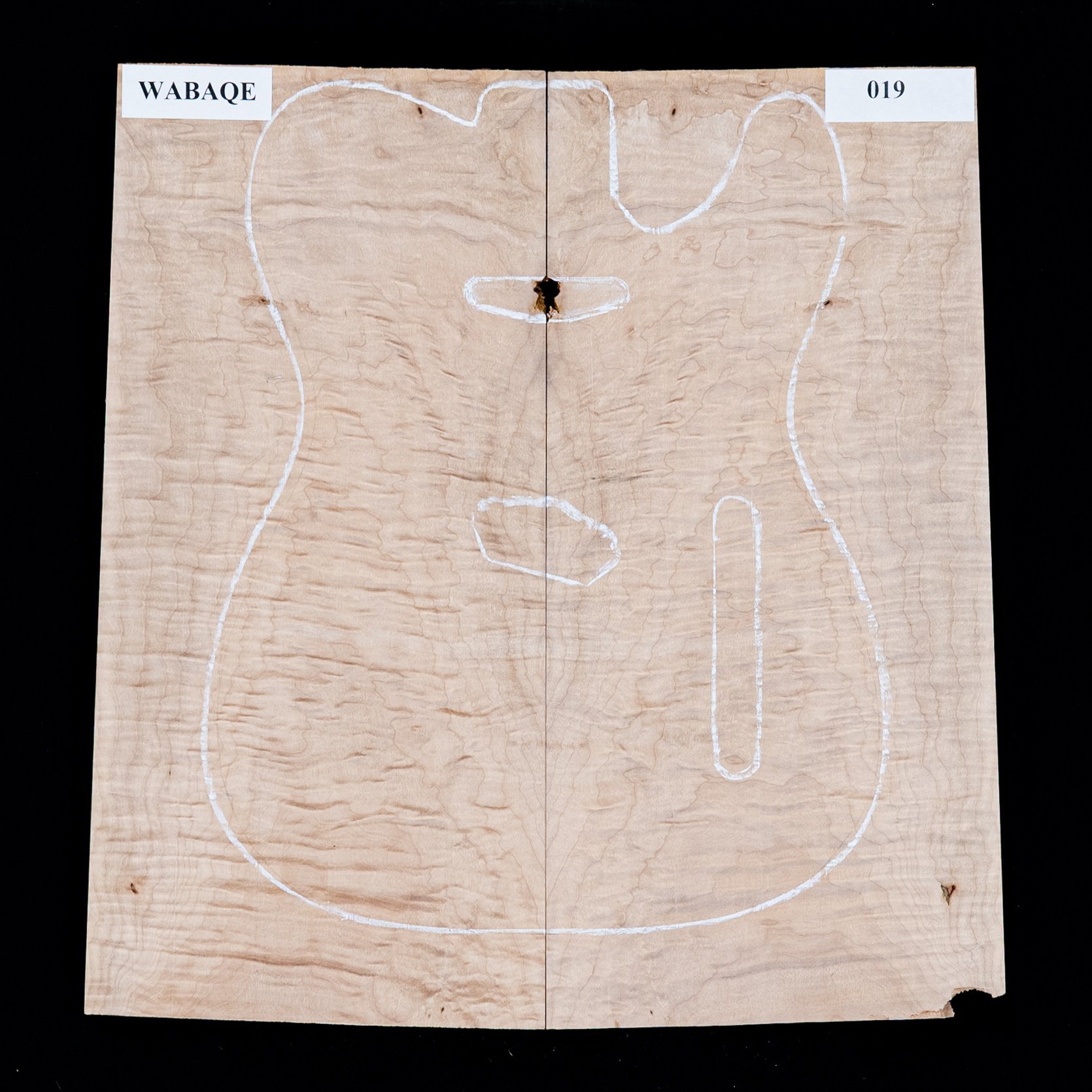Quilted Bigleaf Maple Laminated Top - 019 - StewMac