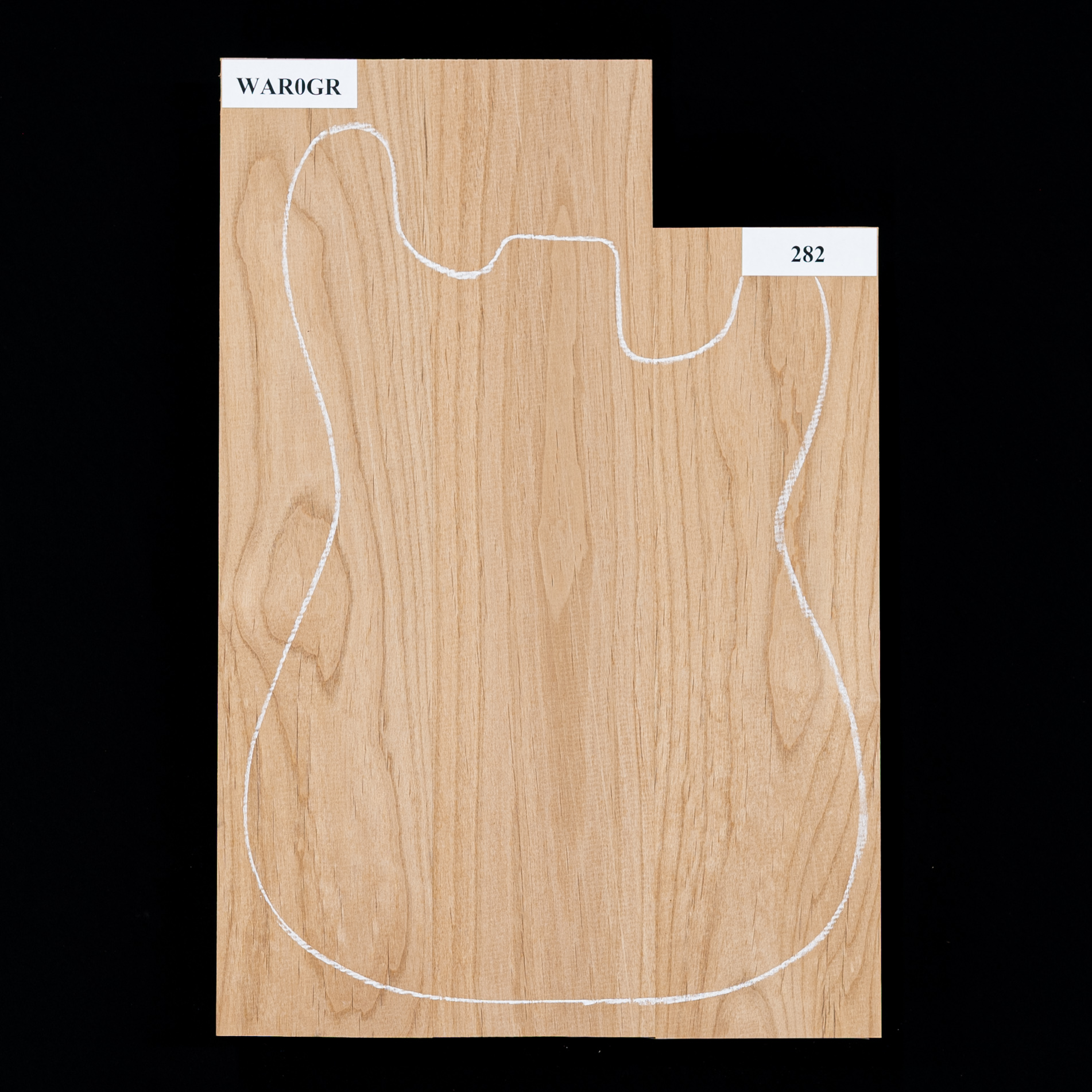 Alder Body Blank, 3-Piece (9.2 lb) - 282 - StewMac