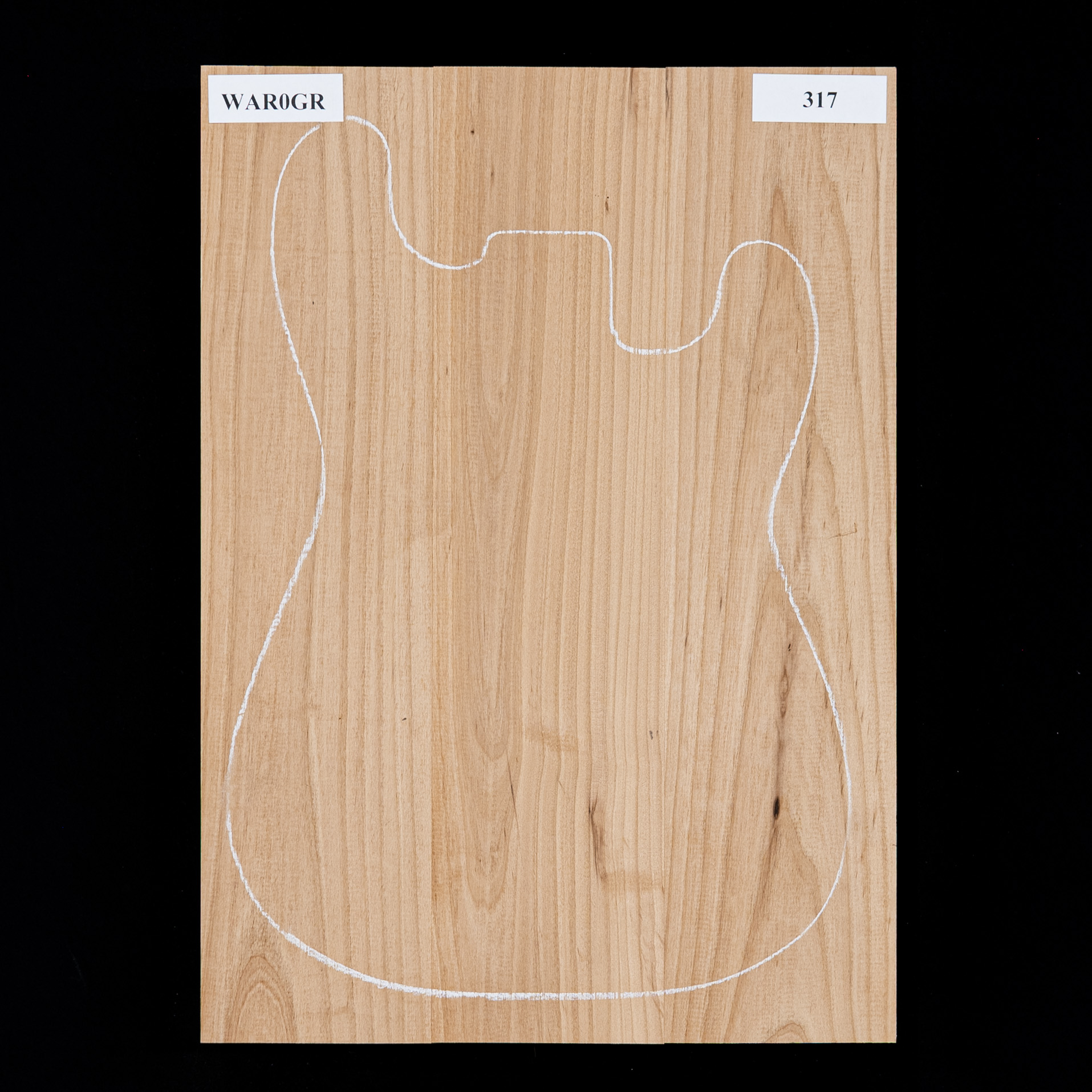 Alder Body Blank, 3-Piece (9.4 lb) - 317 - StewMac