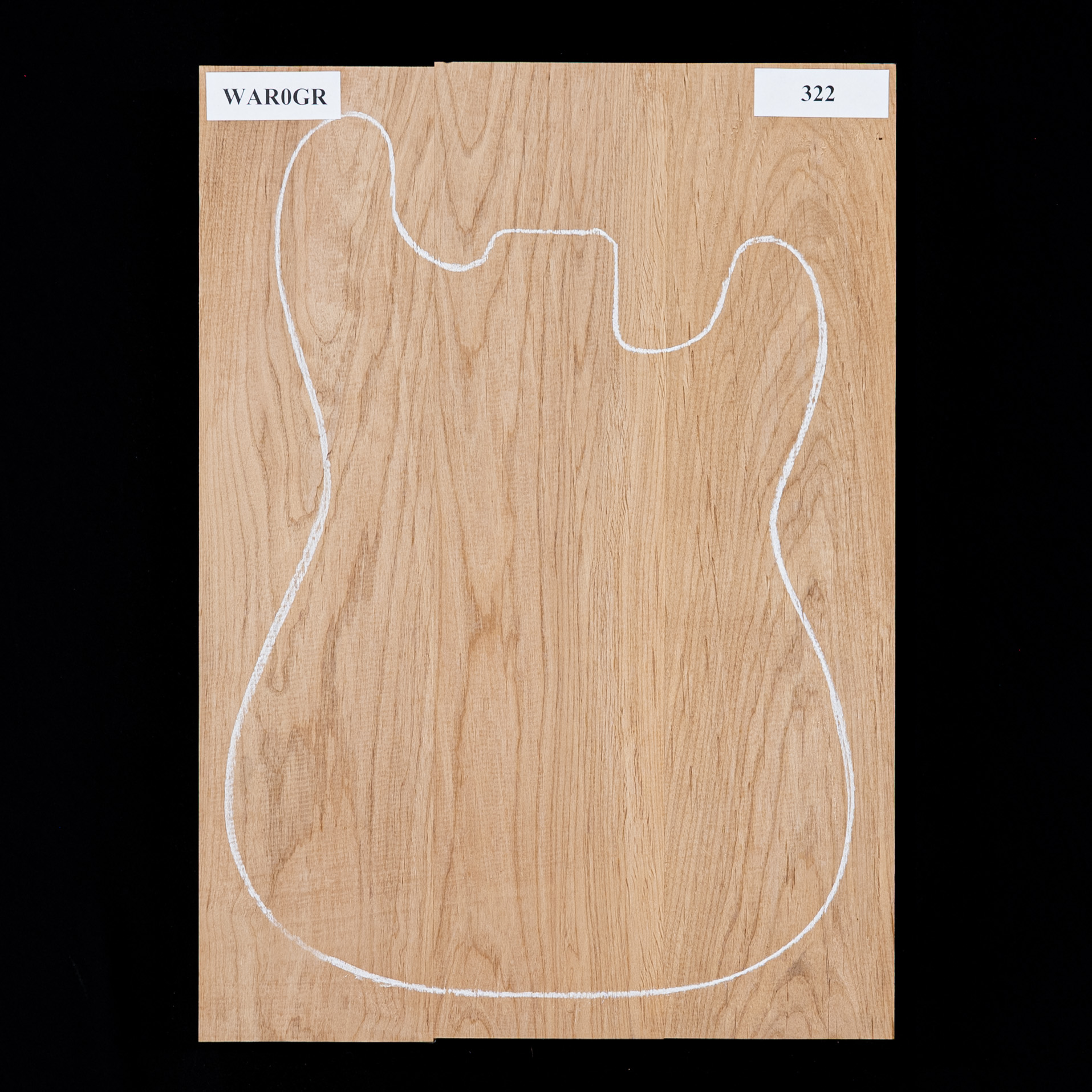 Alder Body Blank, 3-Piece (10 lb) - 322 - StewMac