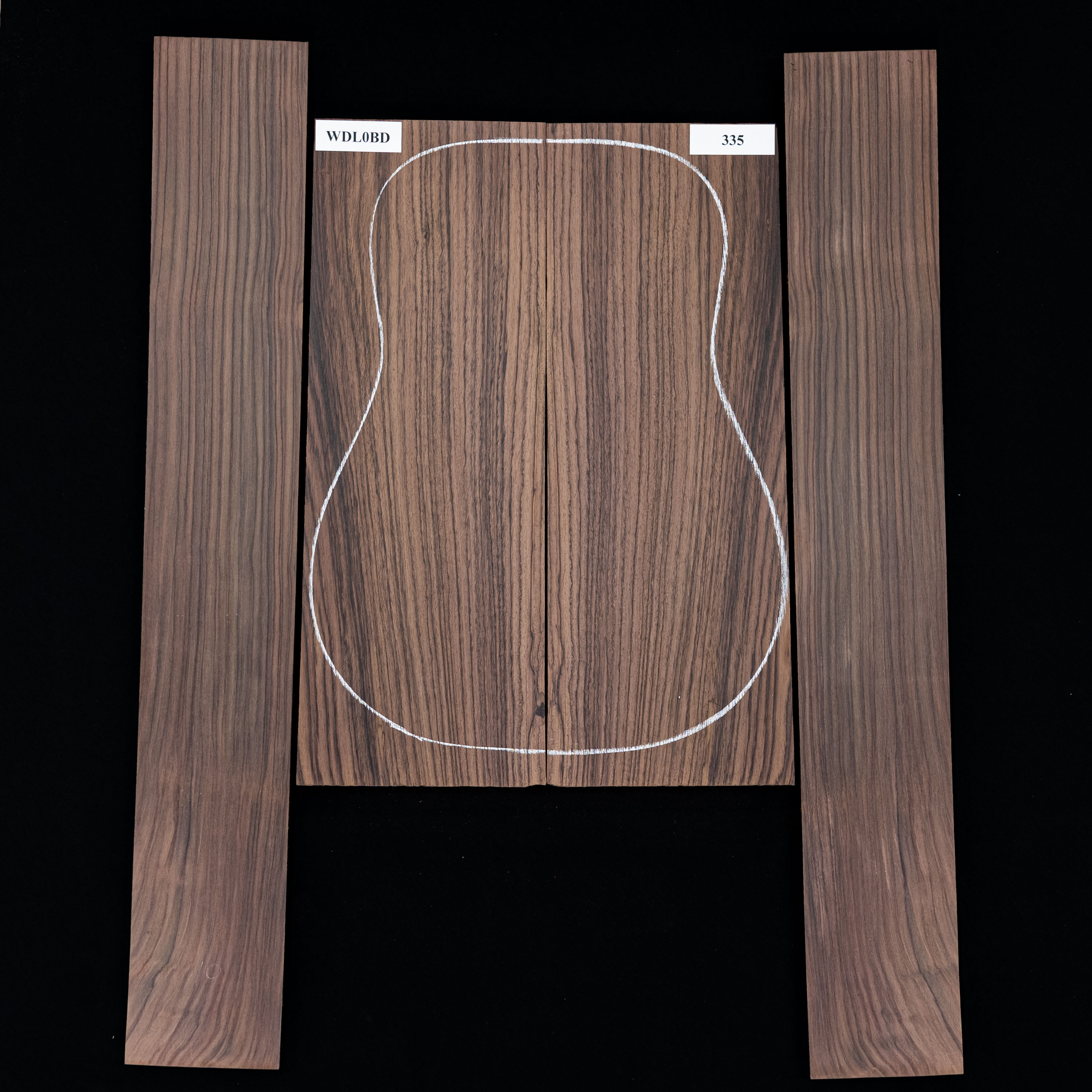 East Indian Rosewood Back + Side Set - 335 - StewMac