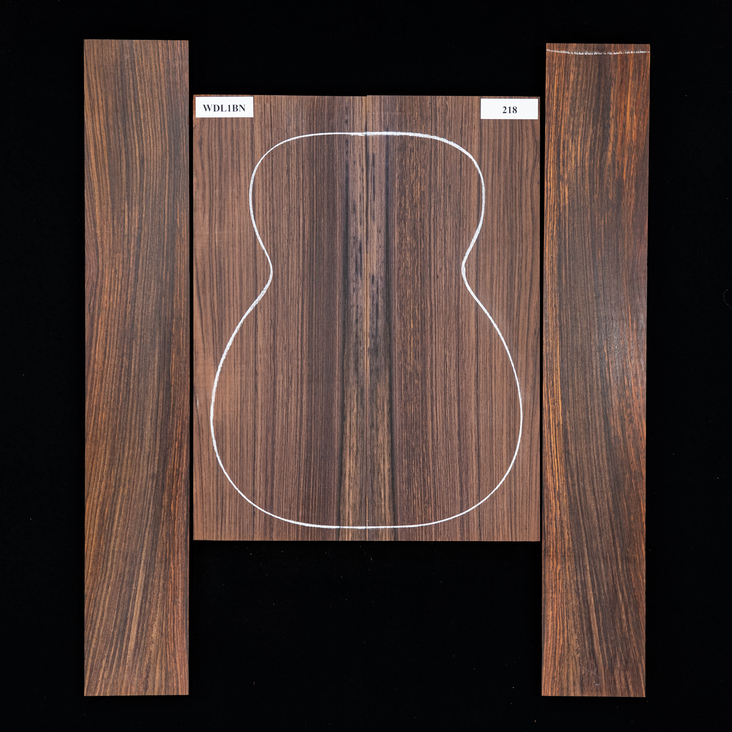 East Indian Rosewood Back + Side Set - 218 - StewMac