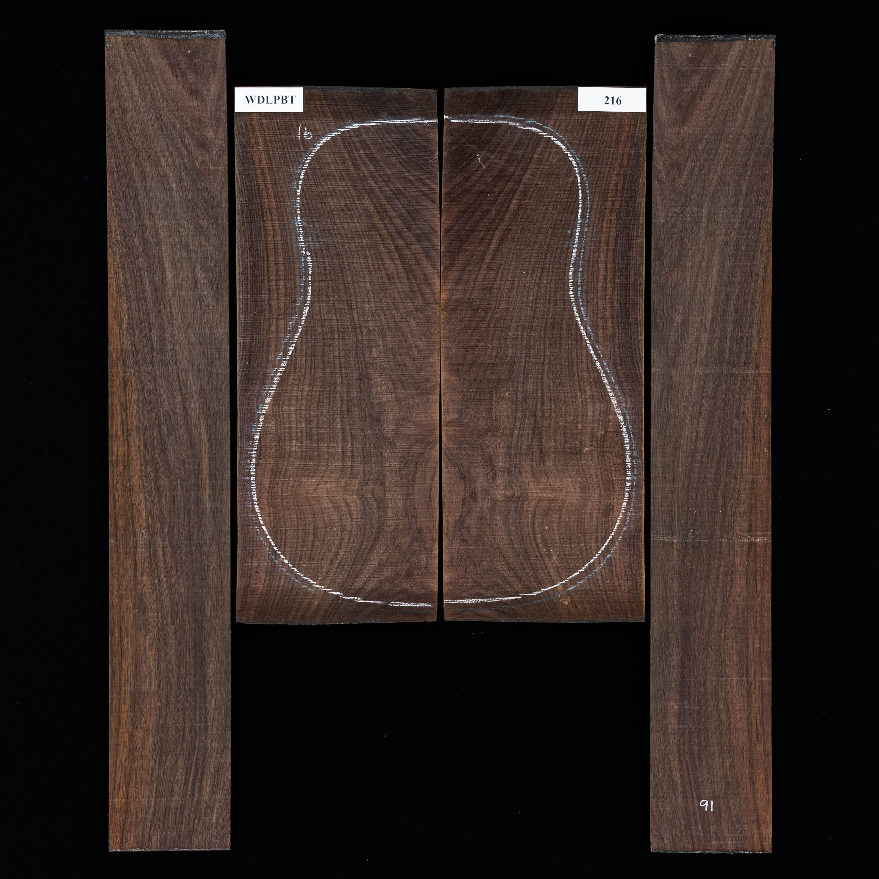 Wild Grain East Indian Rosewood Back + Side Set - 216 - StewMac