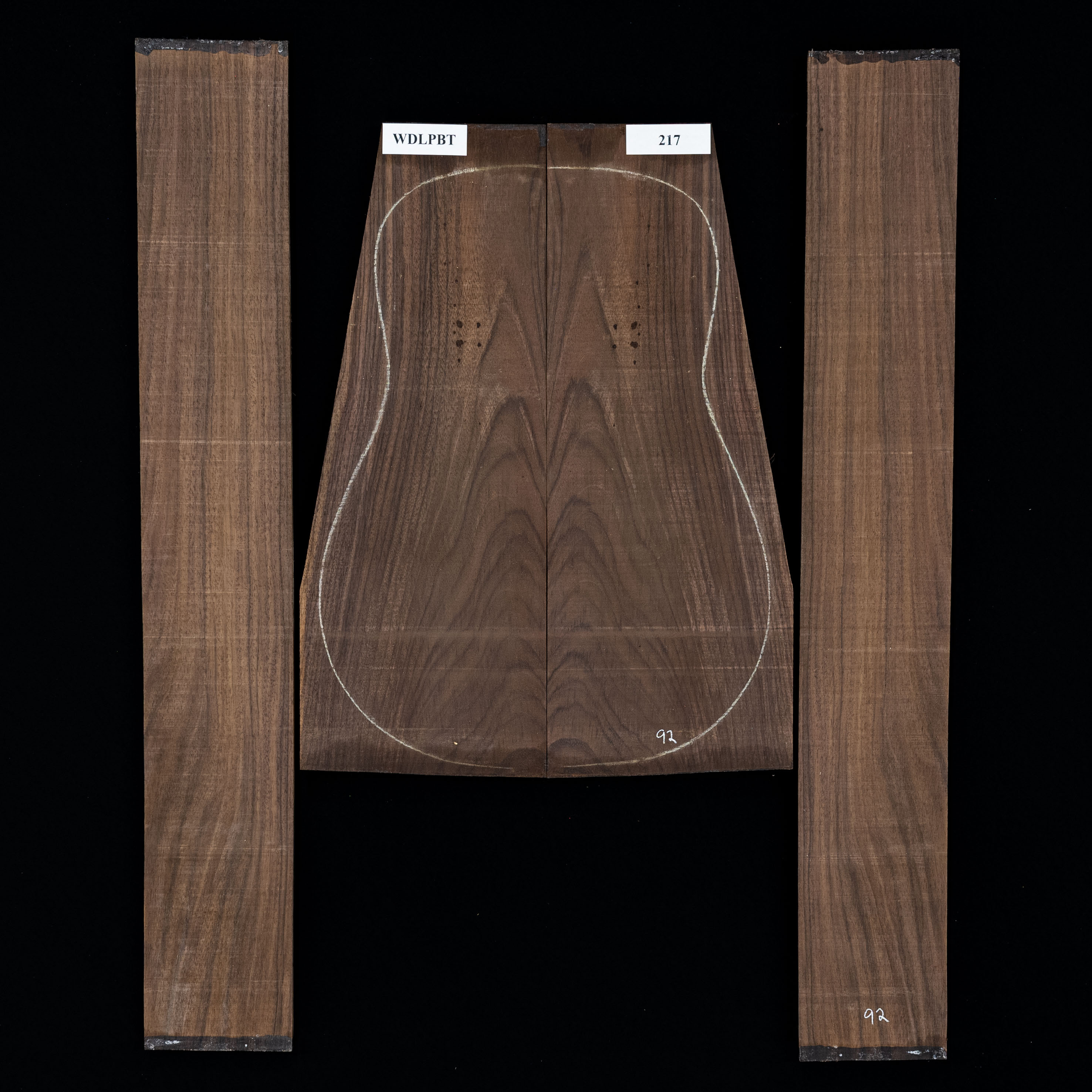 Wild Grain East Indian Rosewood Back + Side Set - 217 - StewMac