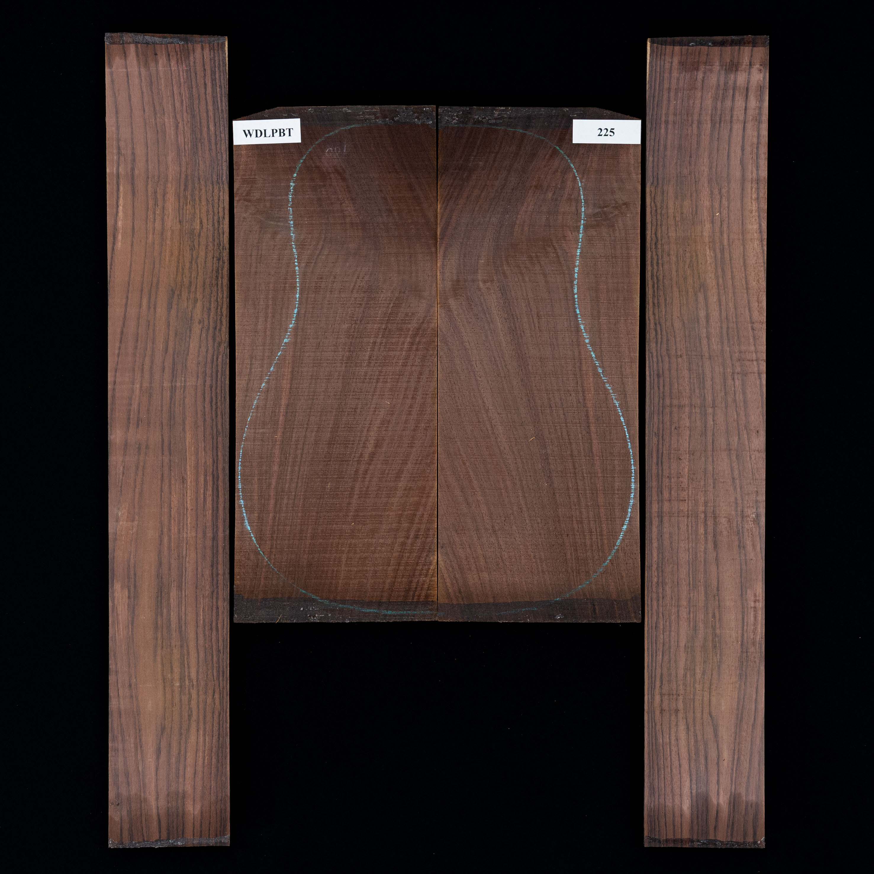 Wild Grain East Indian Rosewood Back + Side Set - 225 - StewMac