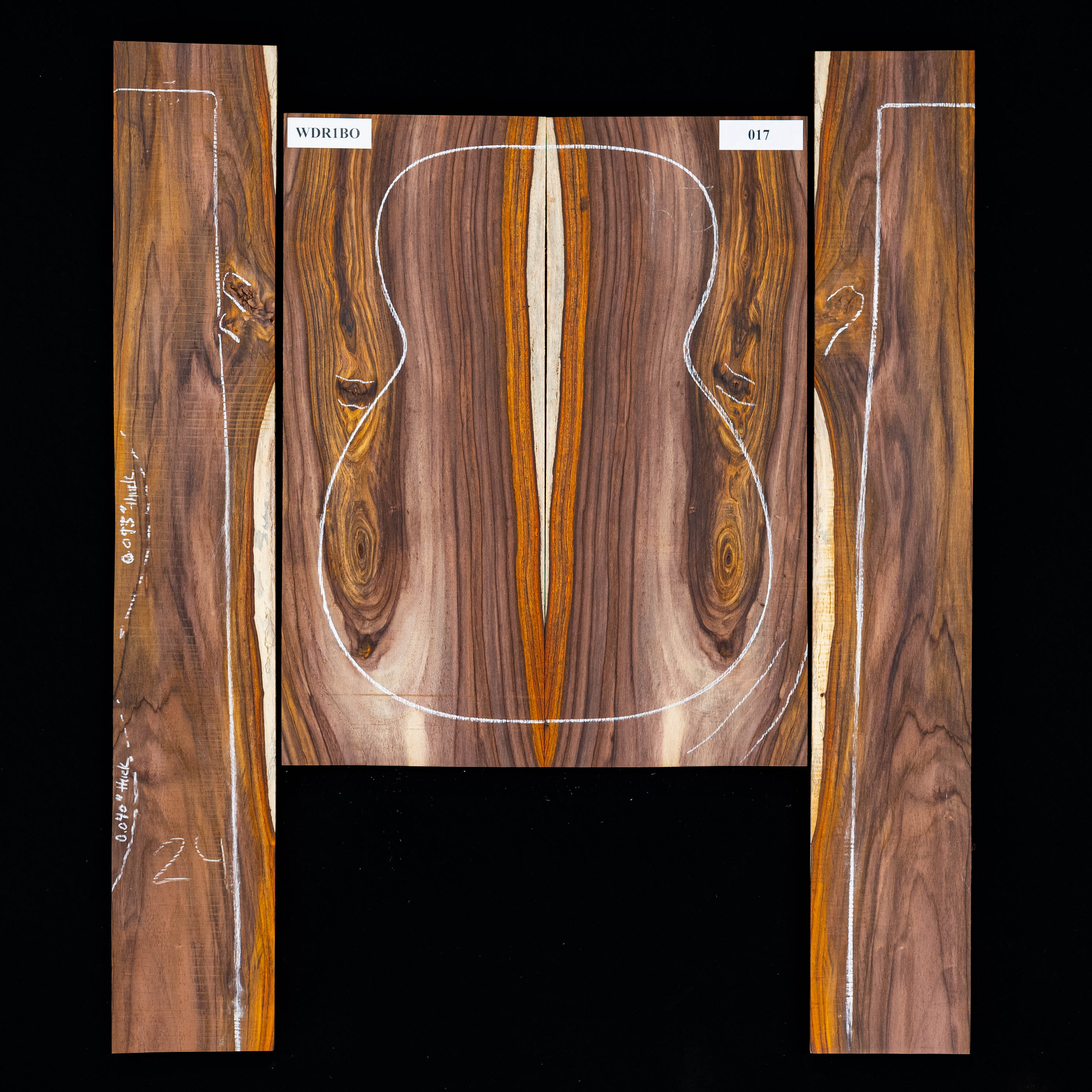 Cocobolo Back + Side Set - 017 - StewMac