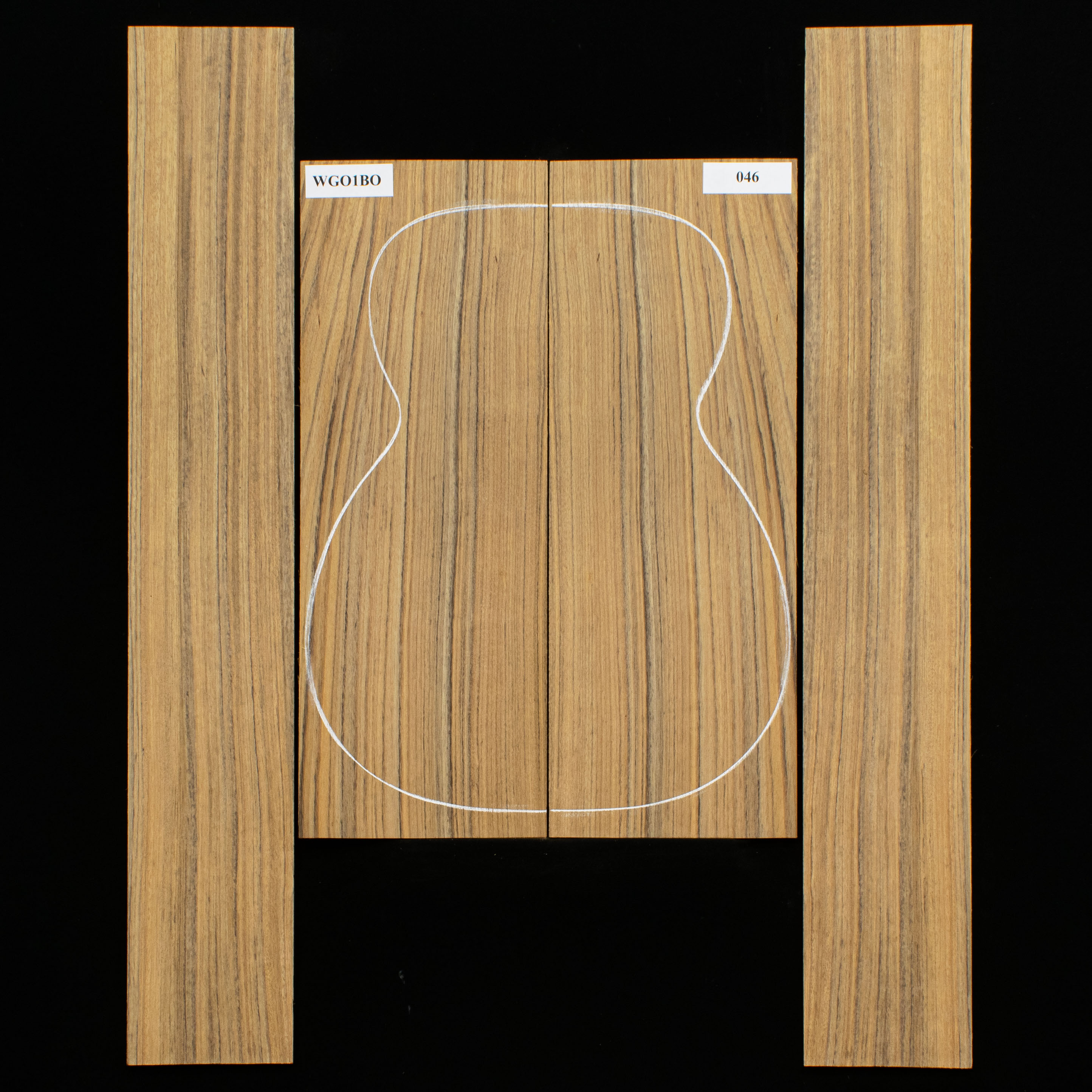 Ovangkol Back + Side Set - 046 - StewMac