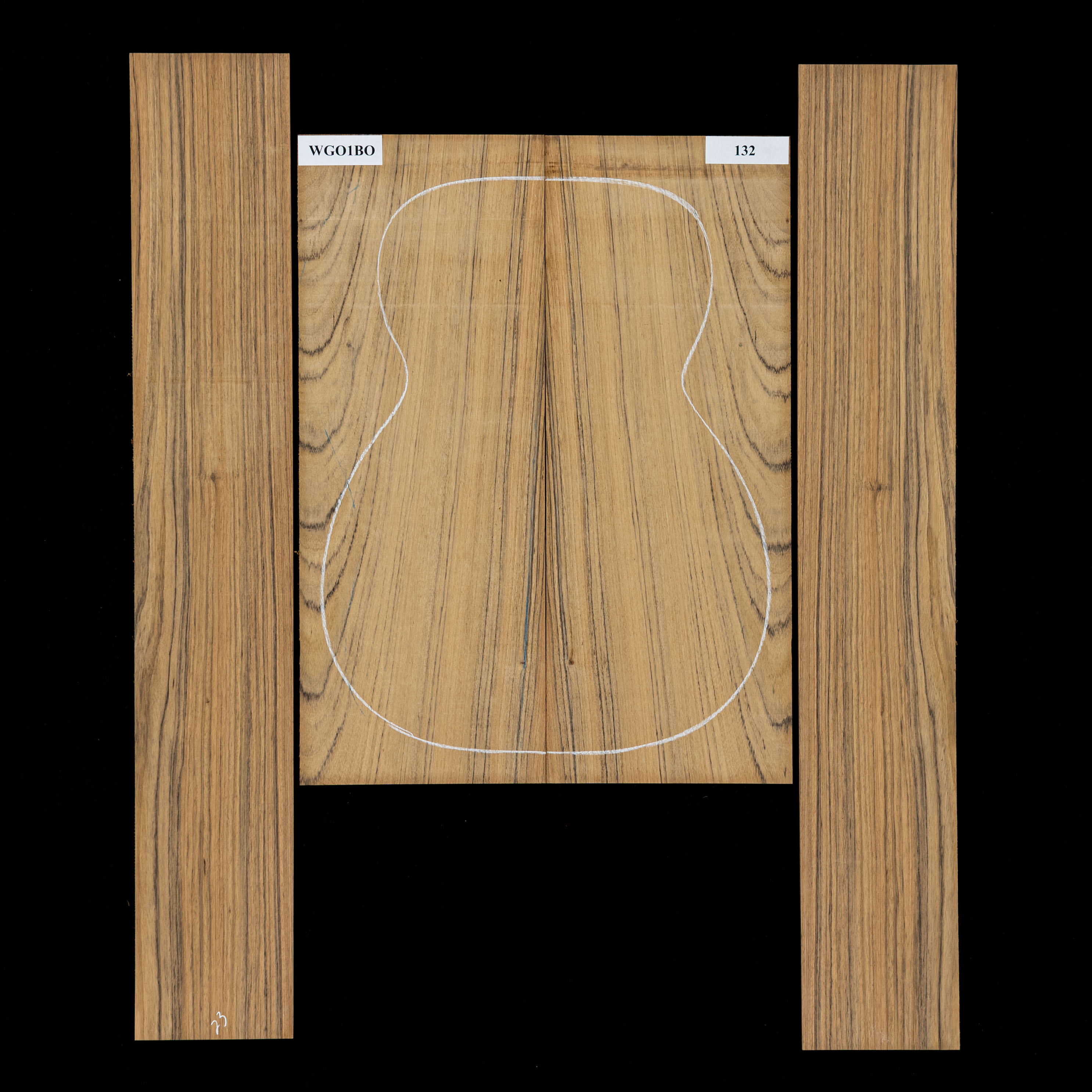 Ovangkol Back Side Set 132 Stewmac