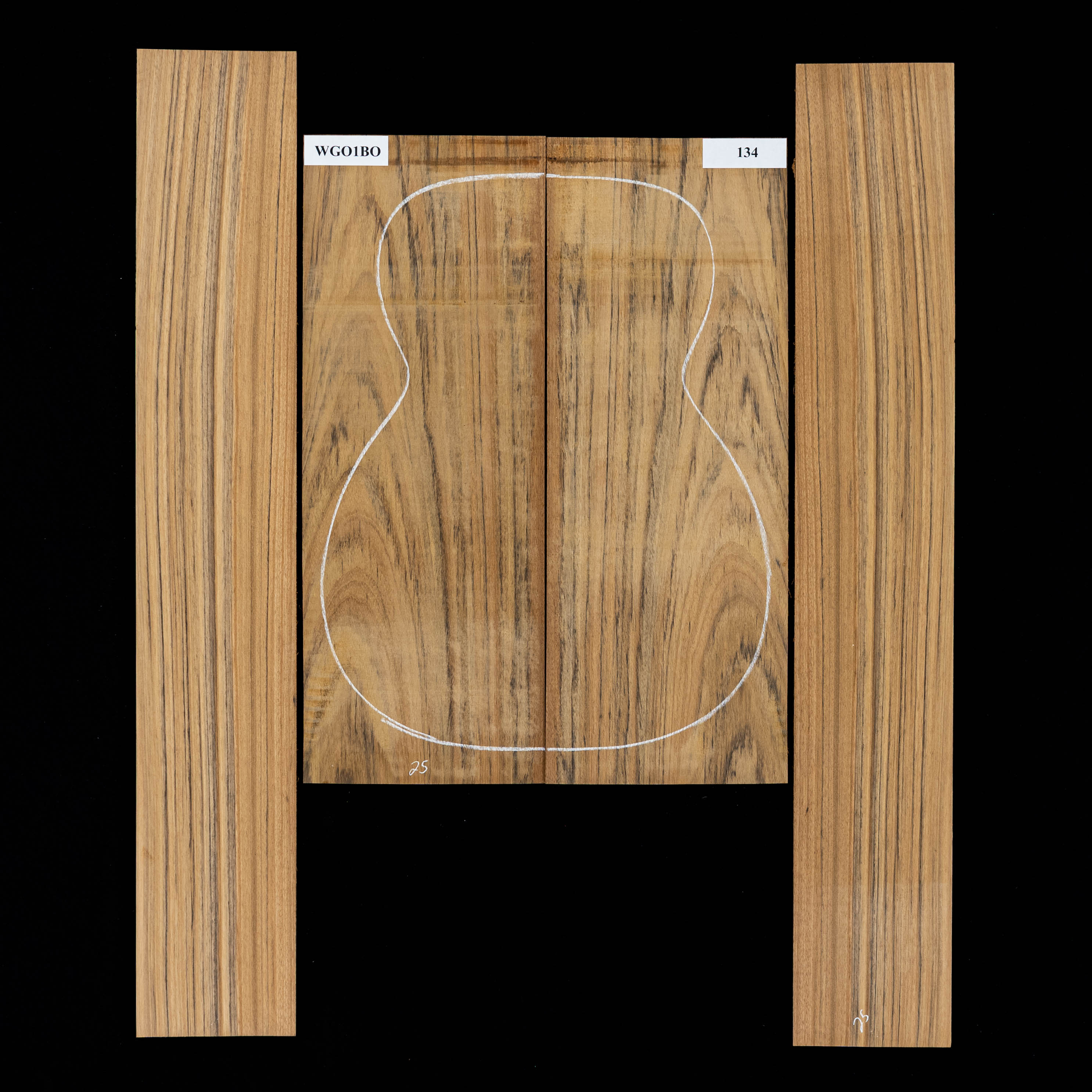 Ovangkol Back Side Set 134 Stewmac