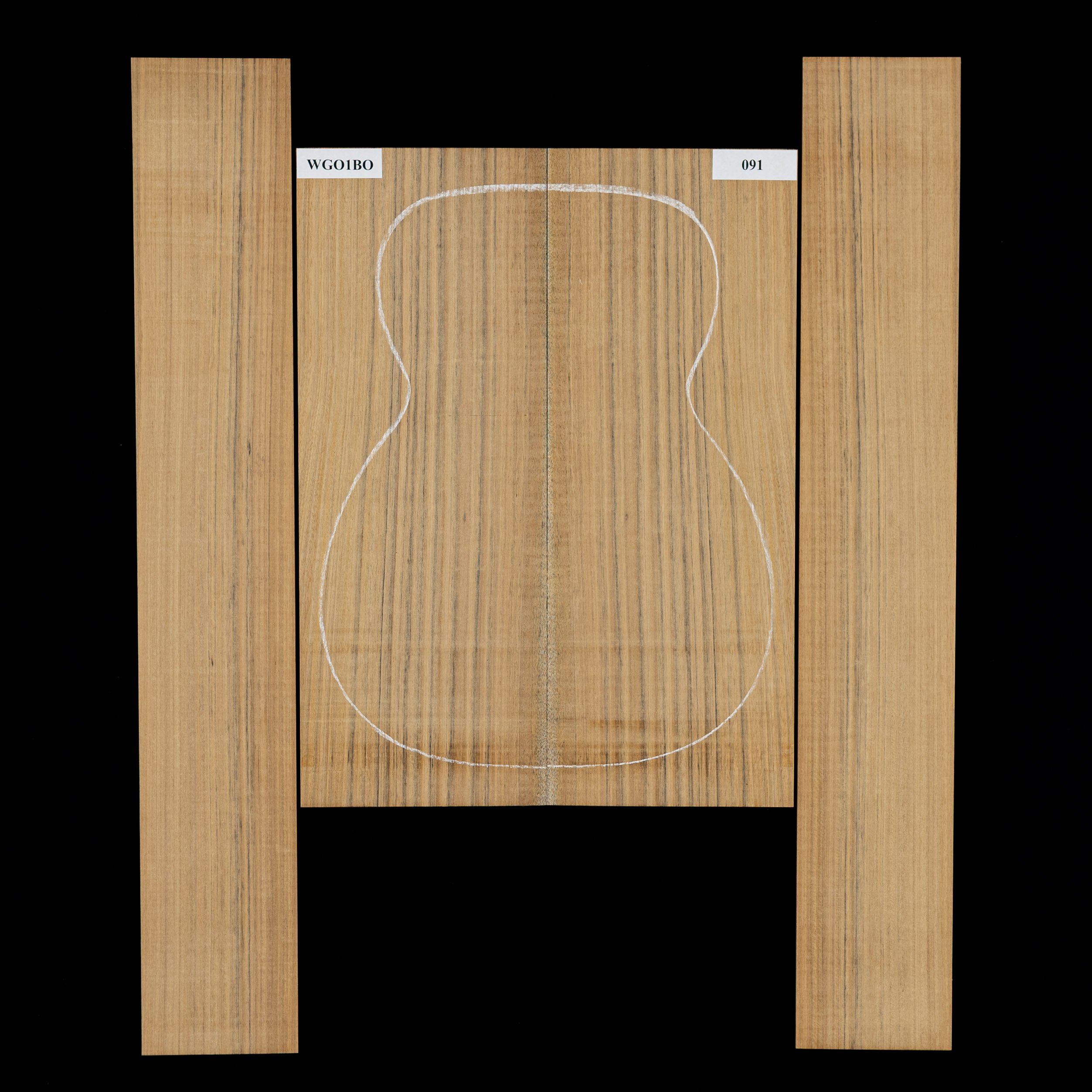 Ovangkol Back + Side Set - 091 - StewMac