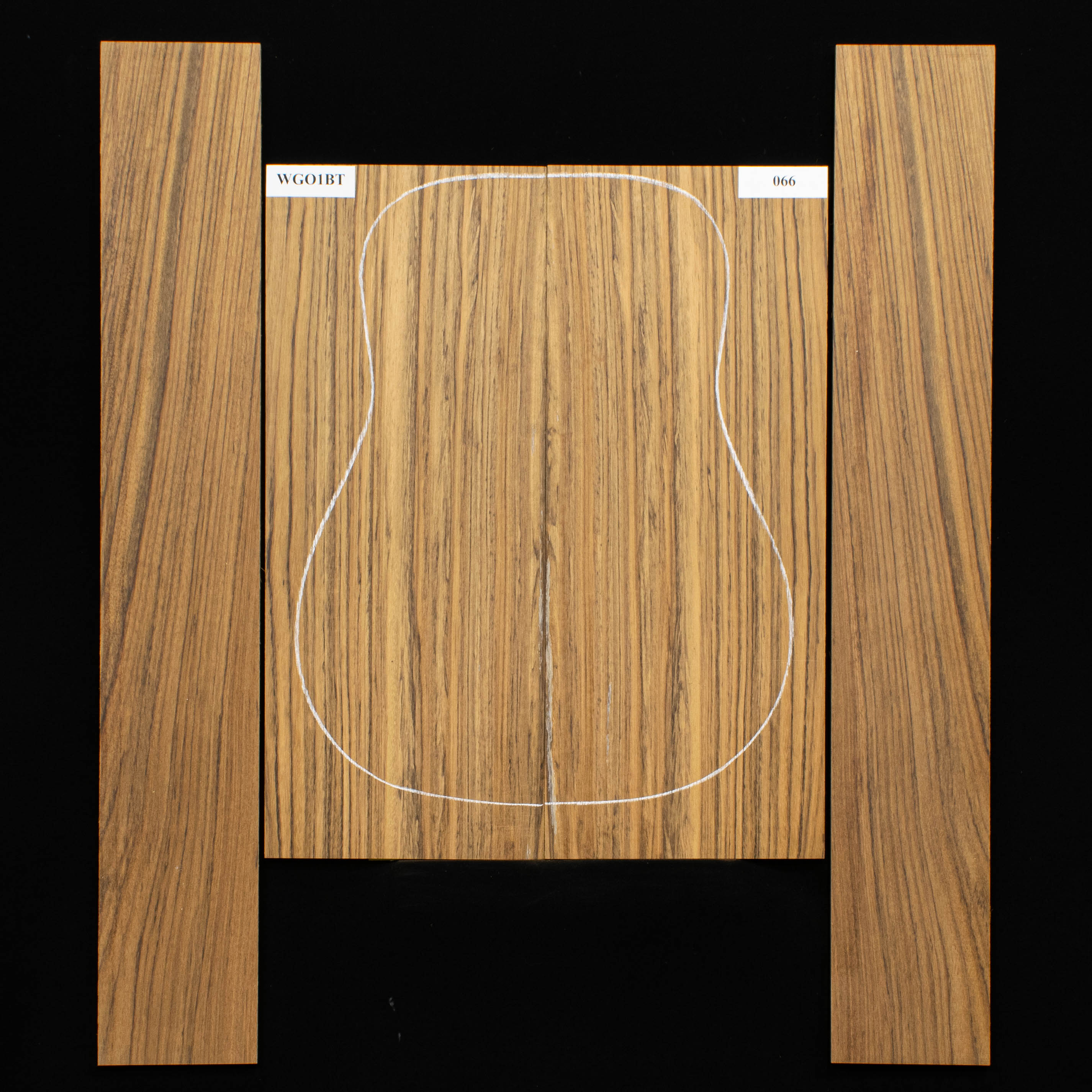 Ovangkol Back + Side Set - 066 - StewMac