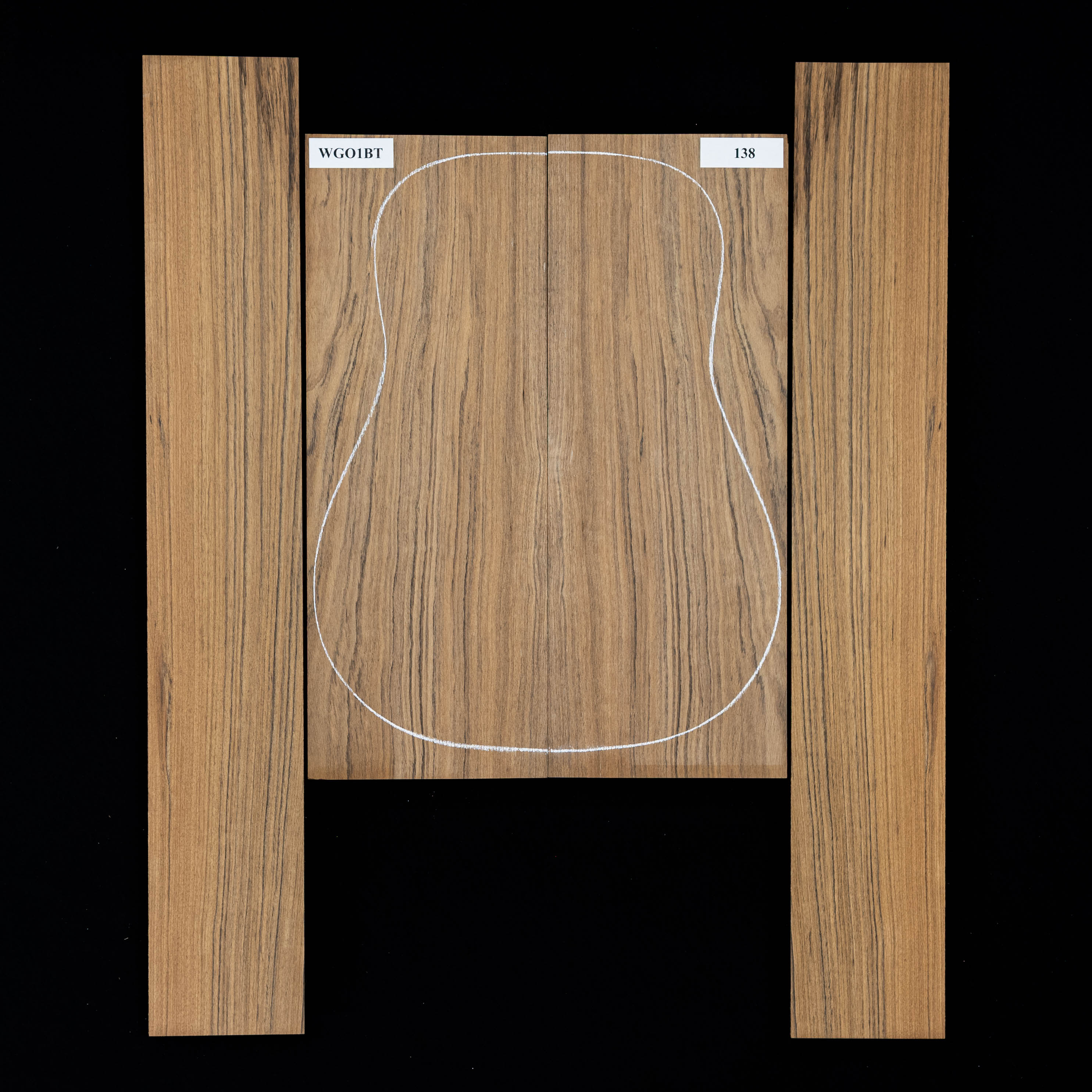 Ovangkol Back Side Set 138 Stewmac