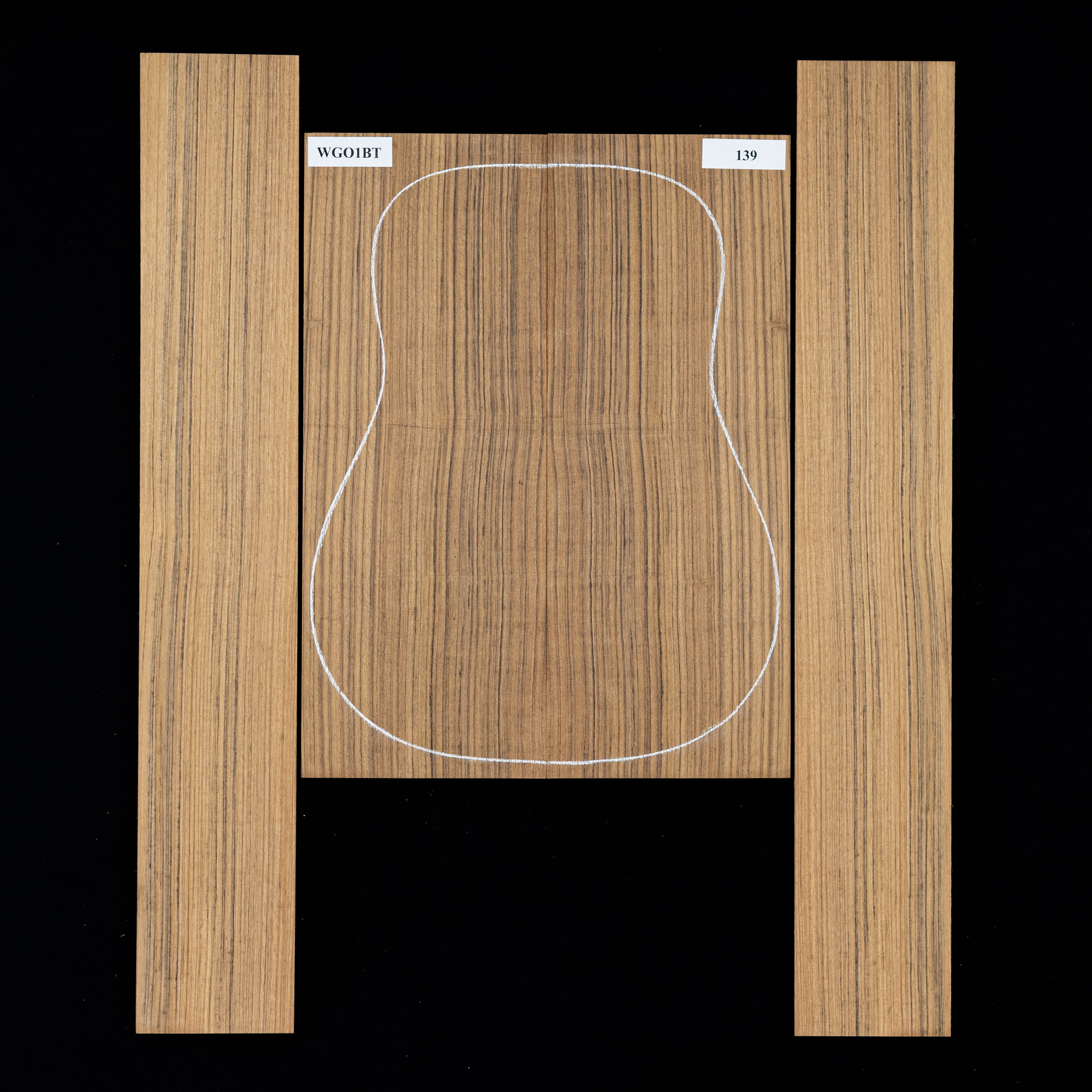 Ovangkol Back Side Set 139 Stewmac