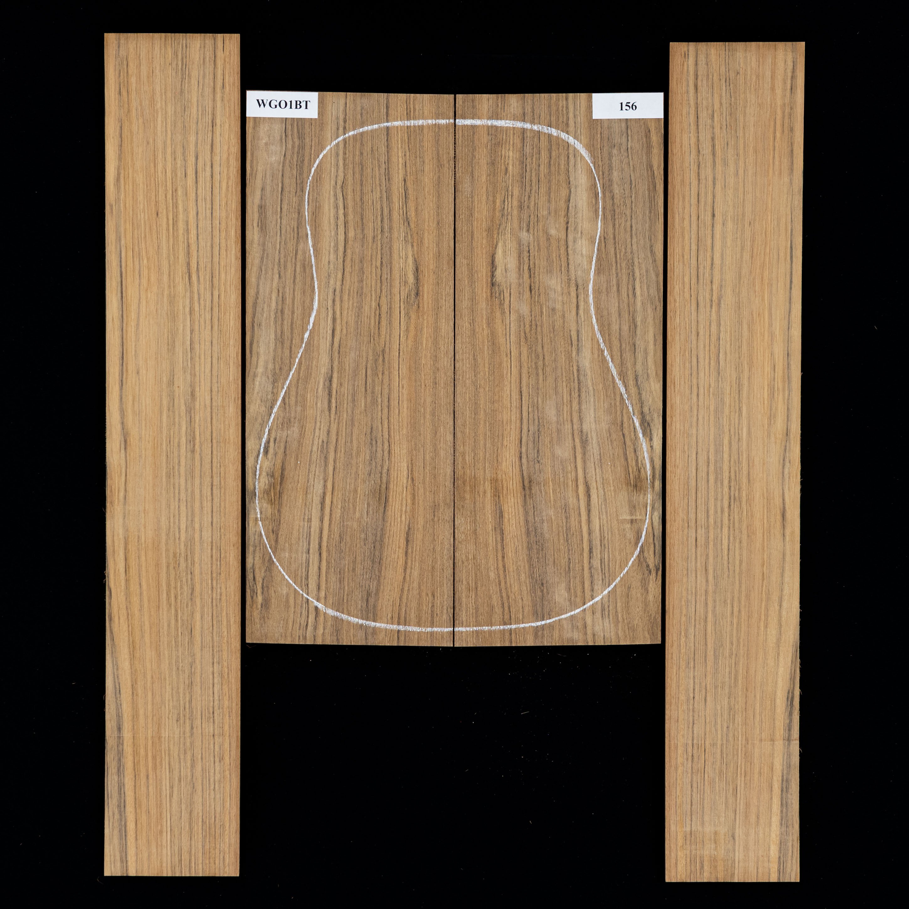 Ovangkol Back + Side Set - 156 - StewMac