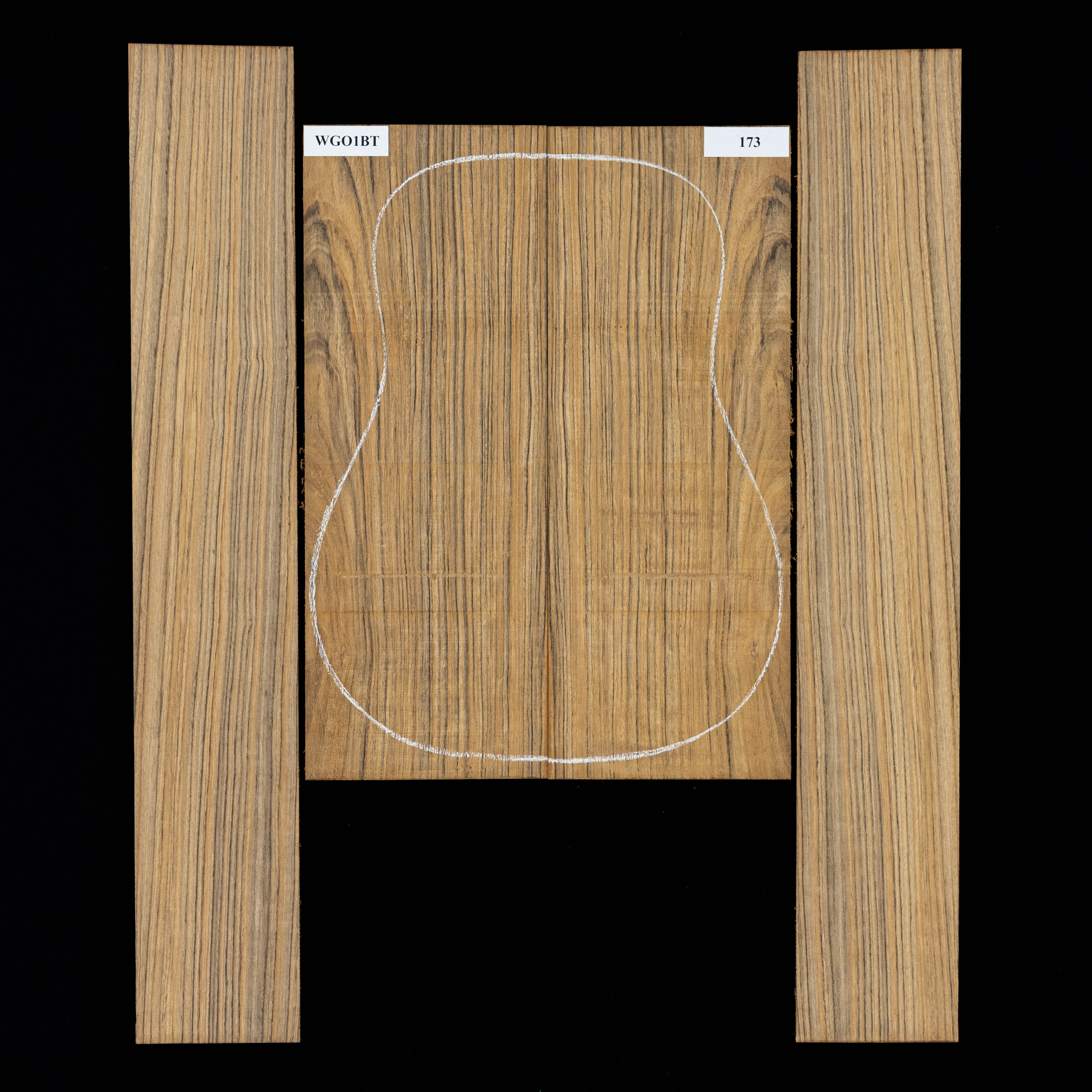 Ovangkol Back + Side Set - 173 - StewMac