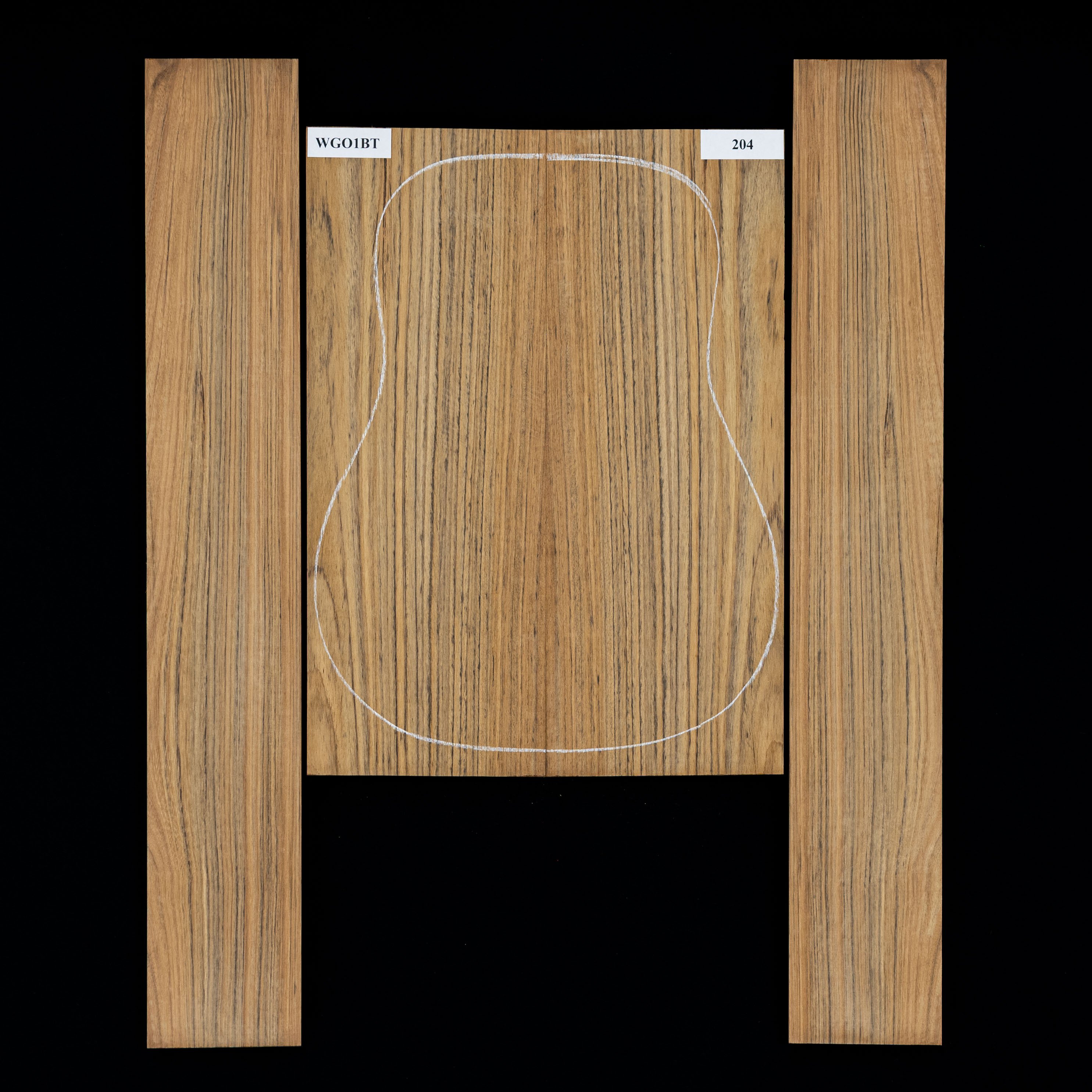 Ovangkol Back + Side Set - 204 - StewMac