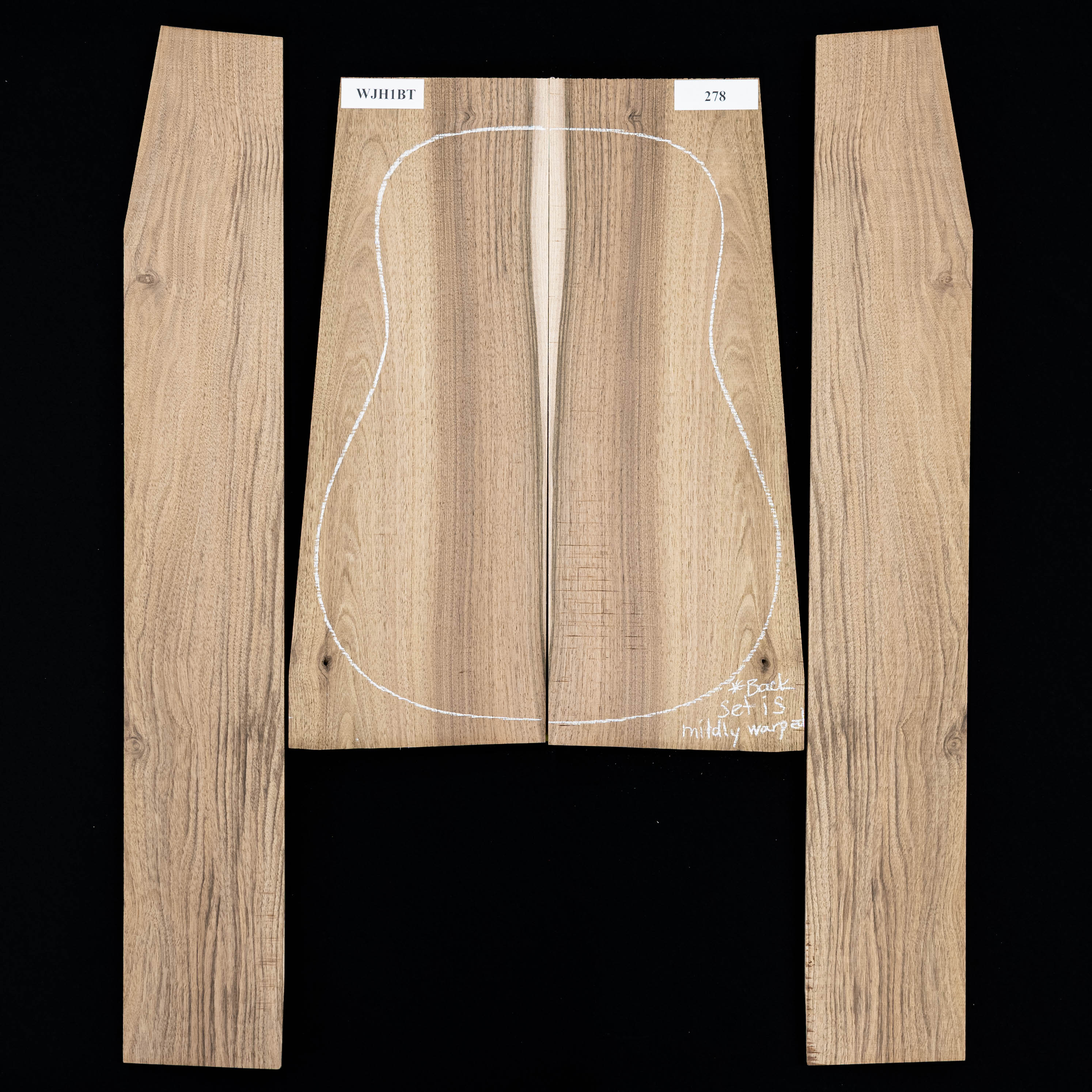 Claro Walnut Back + Side Set - 278 - StewMac