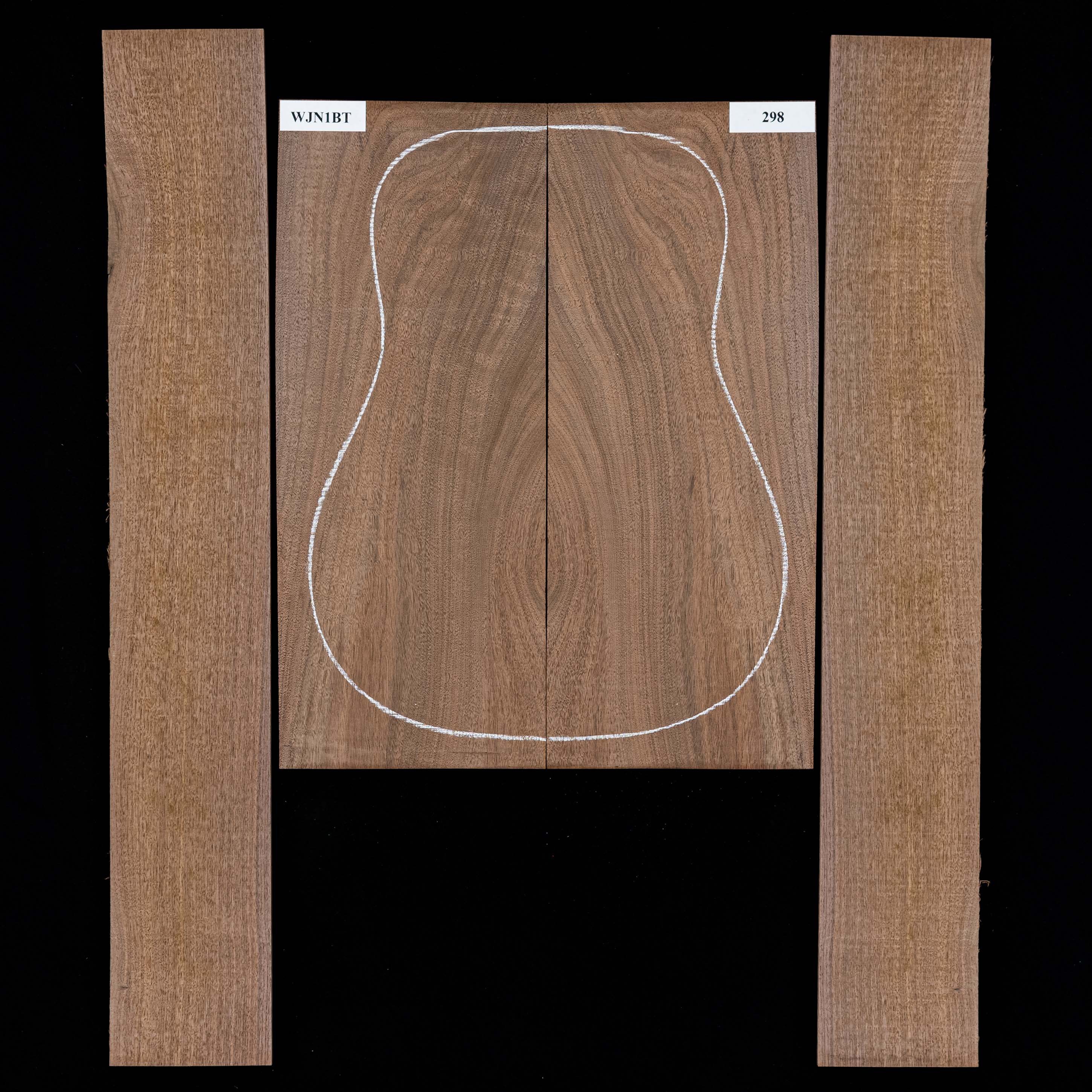 Black Walnut Back + Side Set - 298 - StewMac