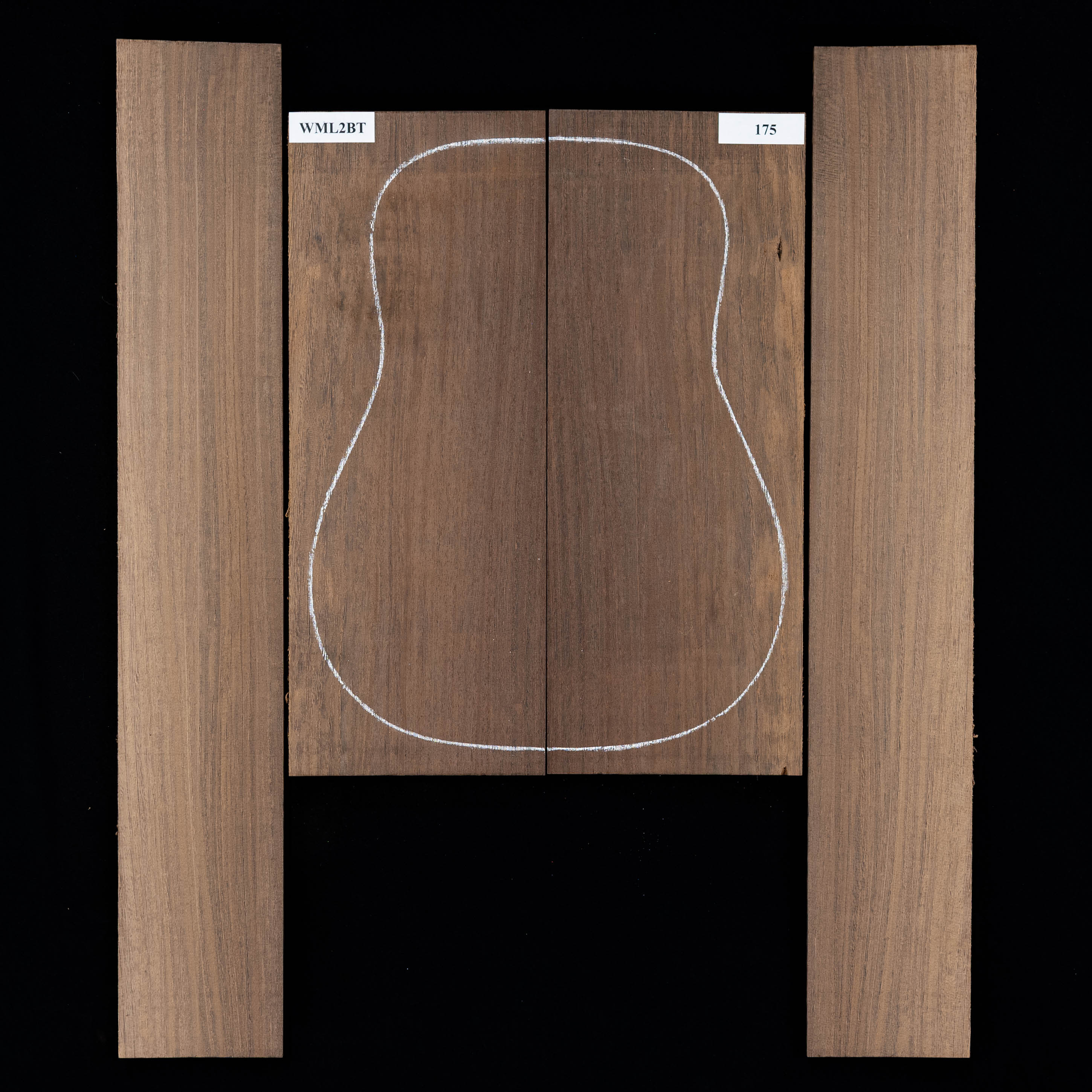 Wenge Back + Side Set - 175 - StewMac